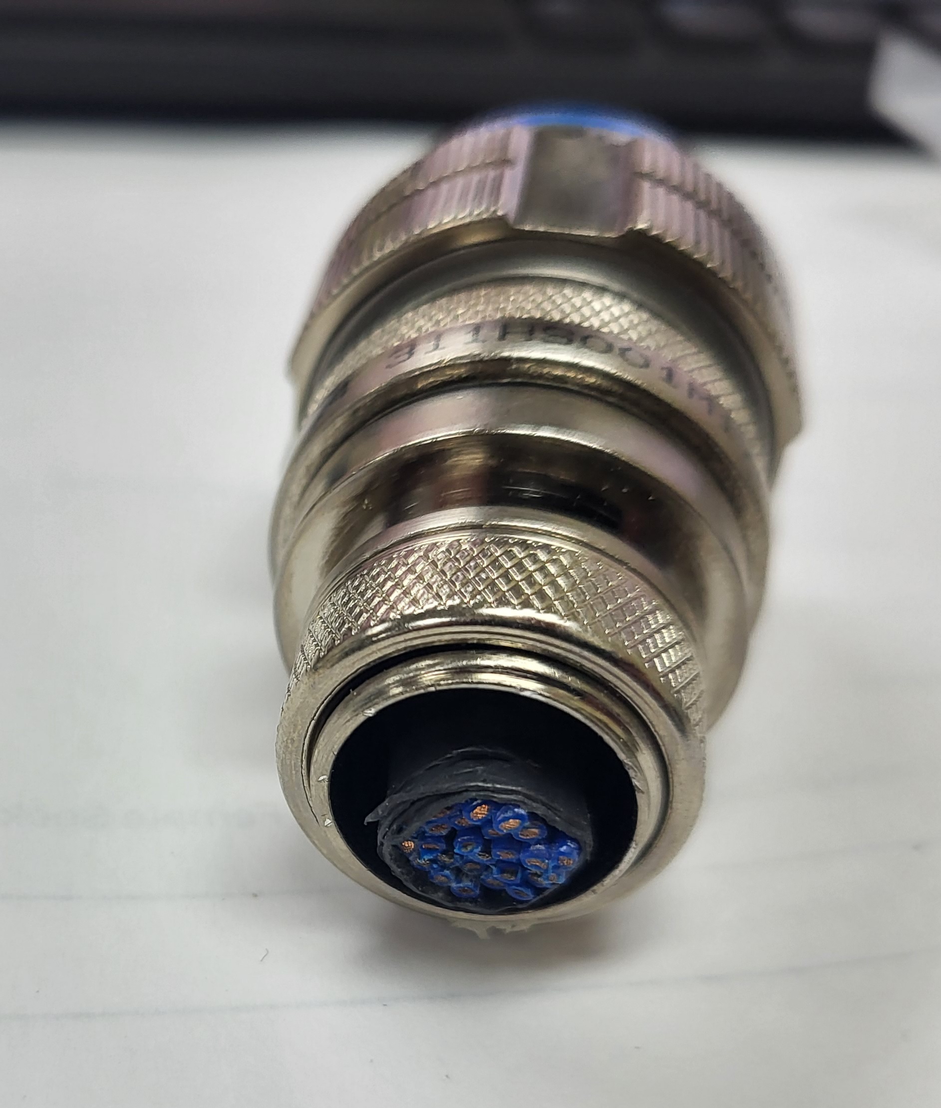 Aero D38999/26FE26SN Mil Spec Connector with Strain Relief - Multi-Pin and Mil-Spec Connectors ...