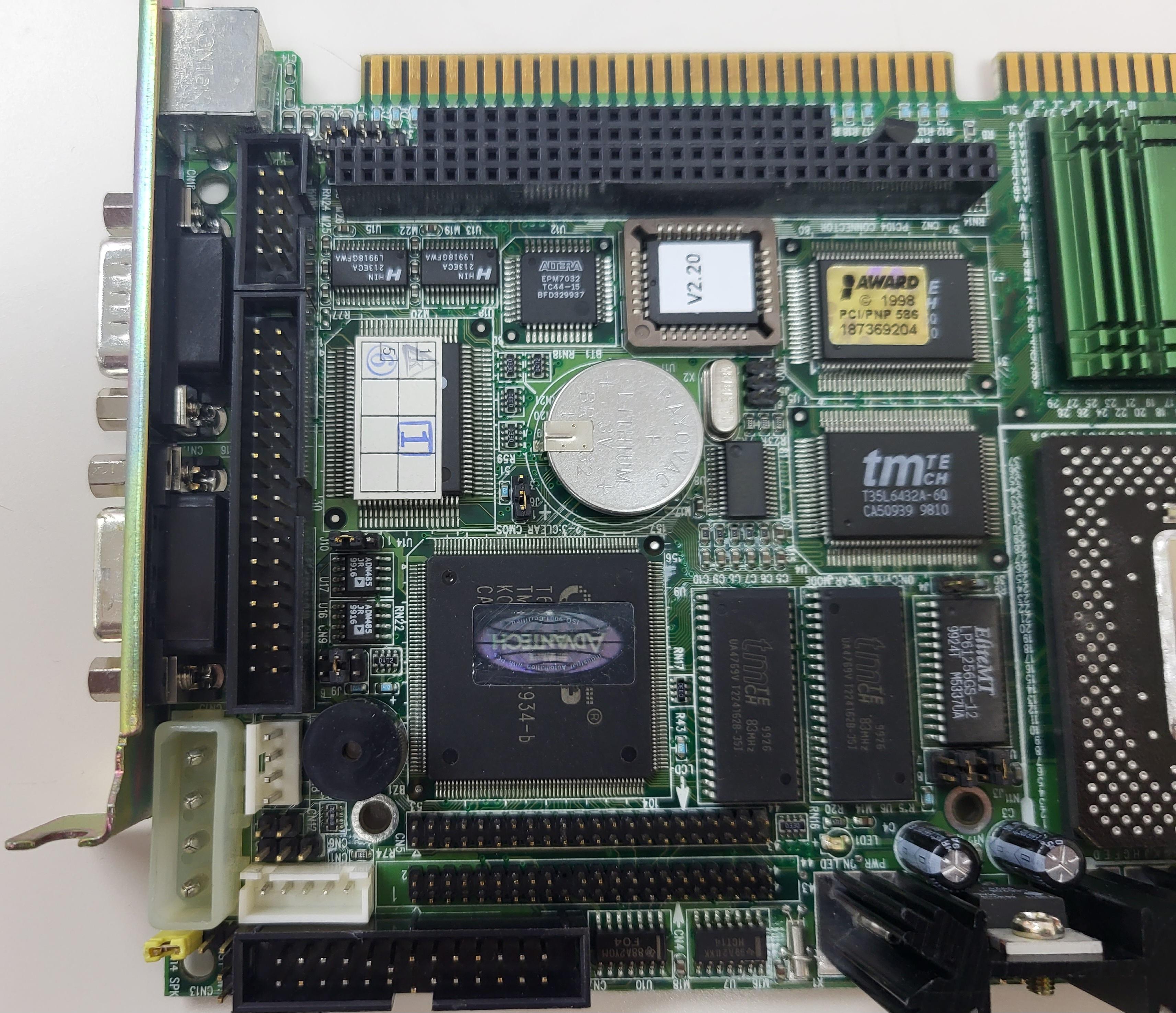 ONE used Advantech PCA-6153 Rev.B1 01-2 - Circuit Board Modules - BMI SURPLUS INC
