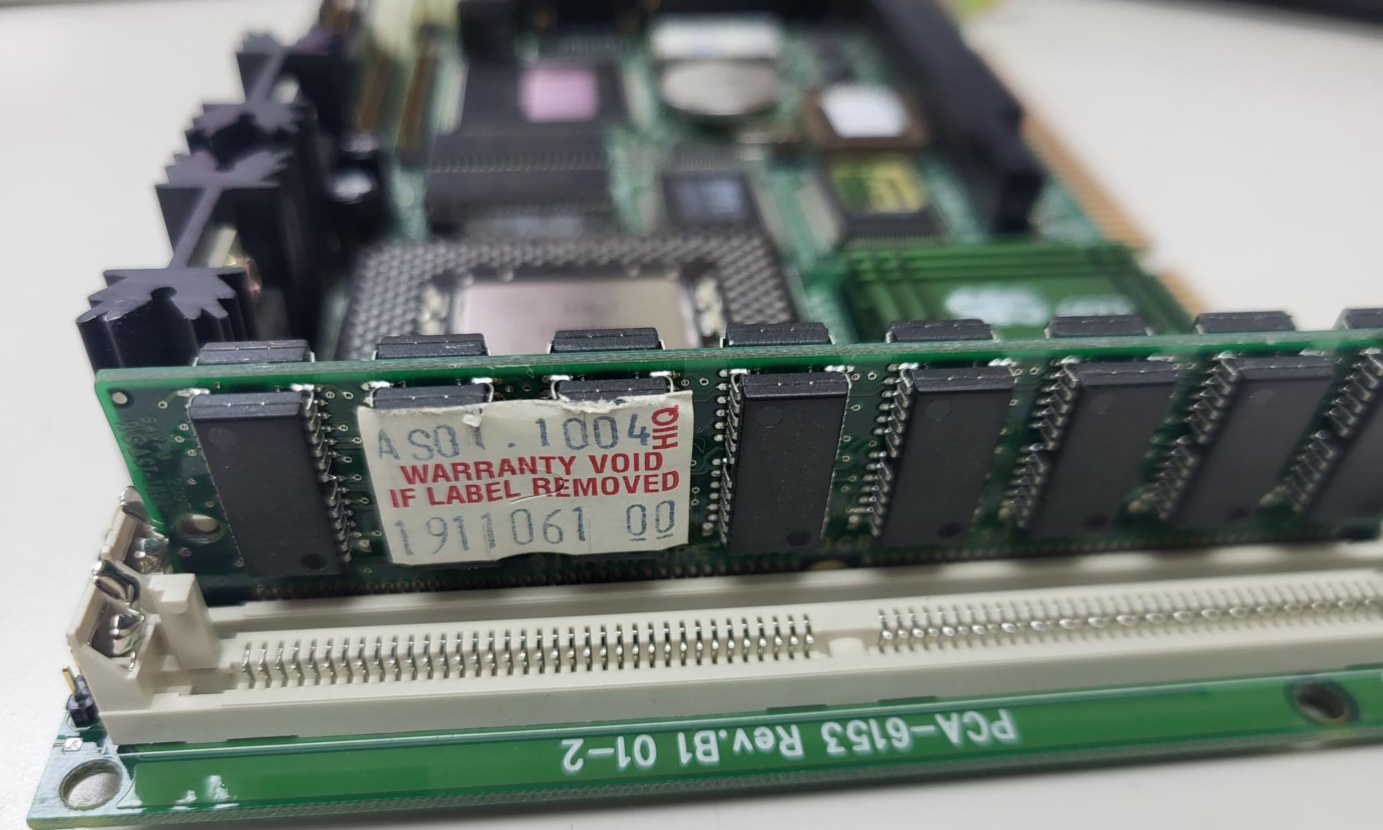ONE used Advantech PCA-6153 Rev.B1 01-2 - Circuit Board Modules - BMI ...