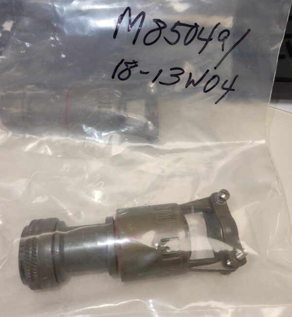 GLENAIR M85049/18-13W04 CONNECTOR - Cable Connectors, Multi-Pin and Mil ...