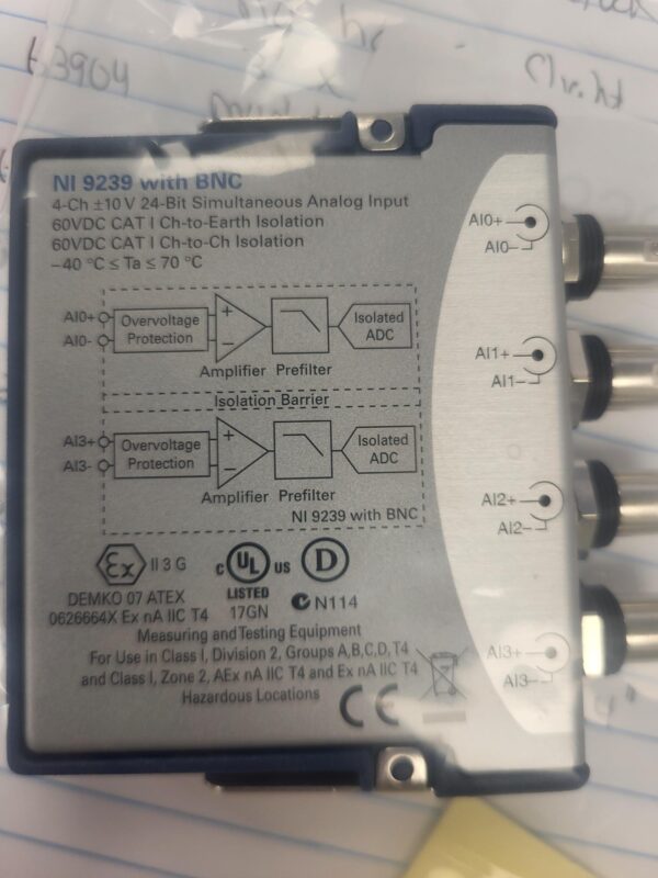National Instruments Analog input with BNC - Computer Accessories, Computer Equipment - BMI Surplus
