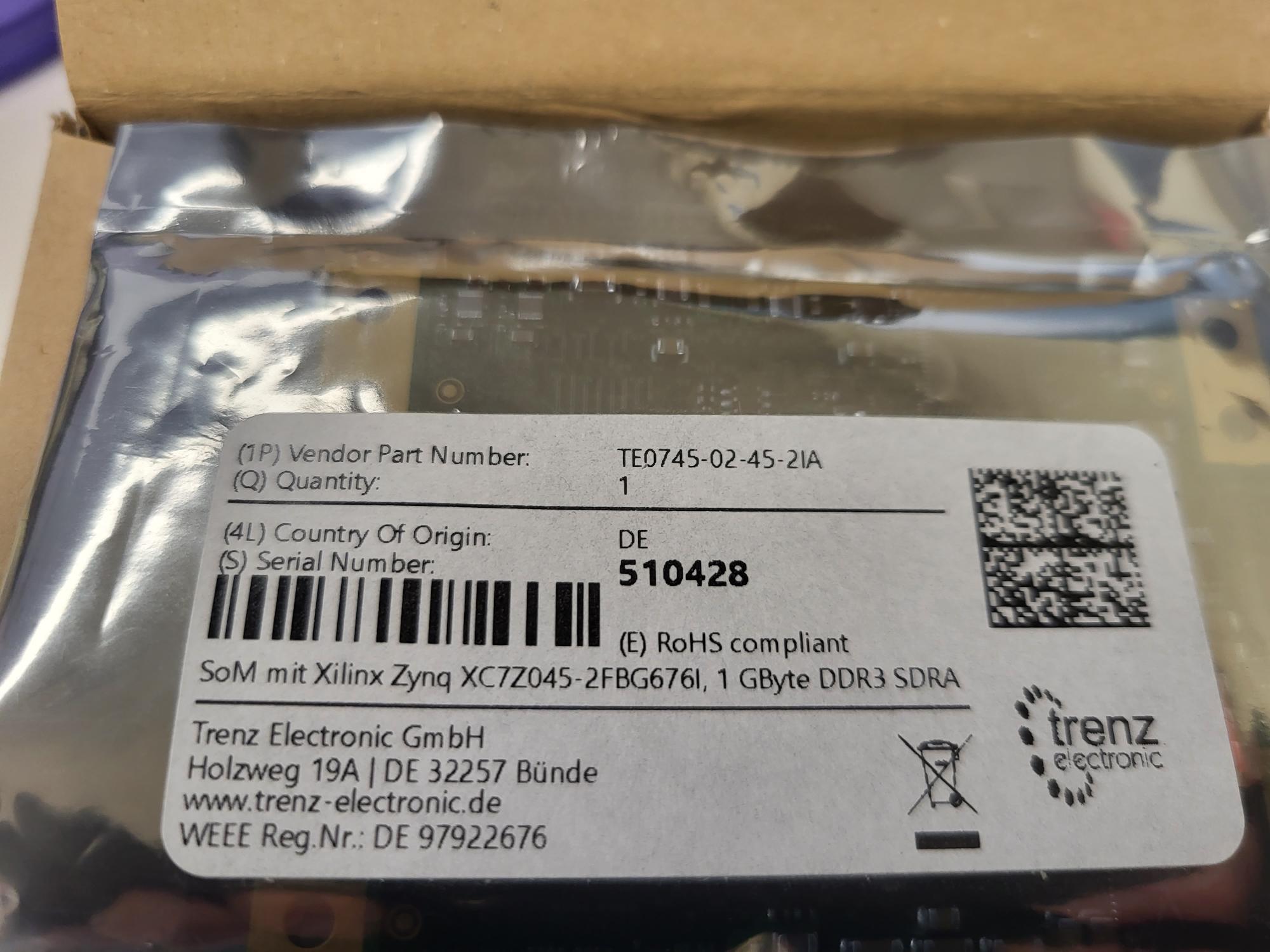 Trenz Teo745 5 2 X 7 6 Cm Soc Module With Xilinx Zynq 7030 35 45 Circuit Board Modules
