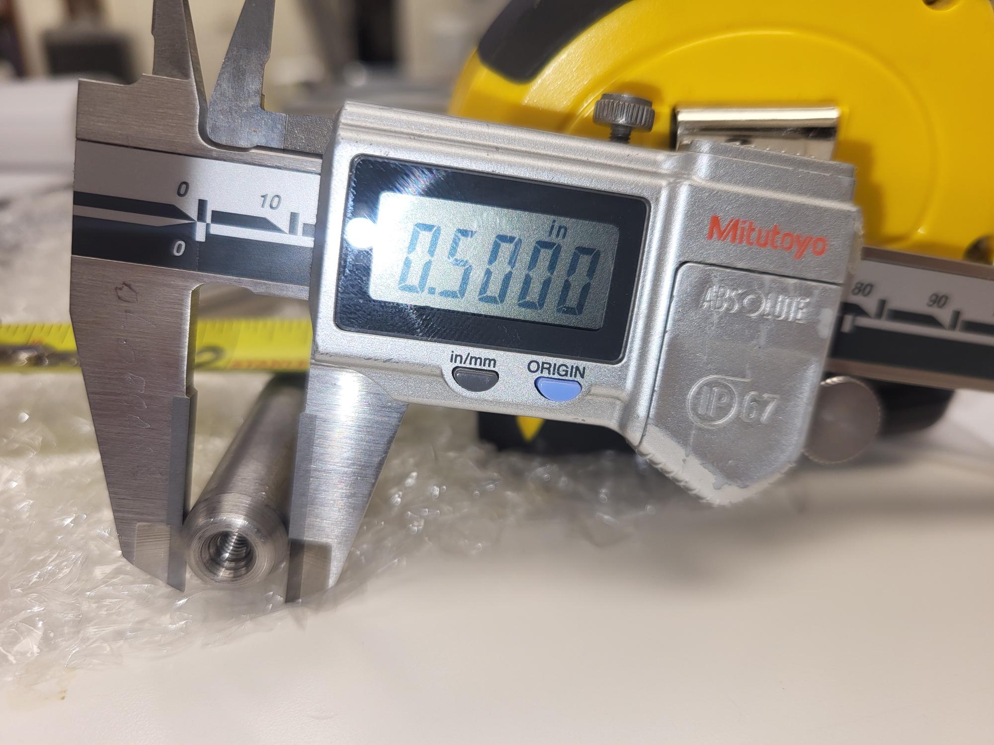 Stainless Optical Post, 2" 0.5" (lot of 5) - Optical Posts and Bases ...