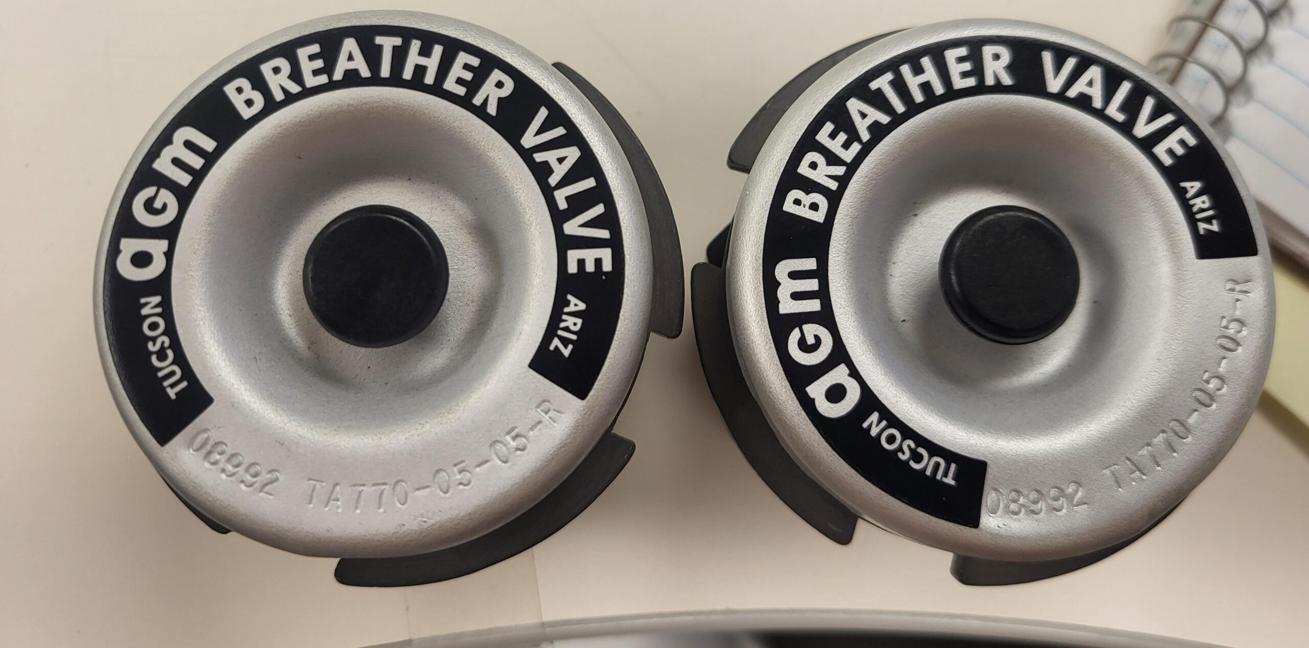 AGM TA770-05-05-R Breather Valve (lot of 2) - Vacuum Valves - BMI ...