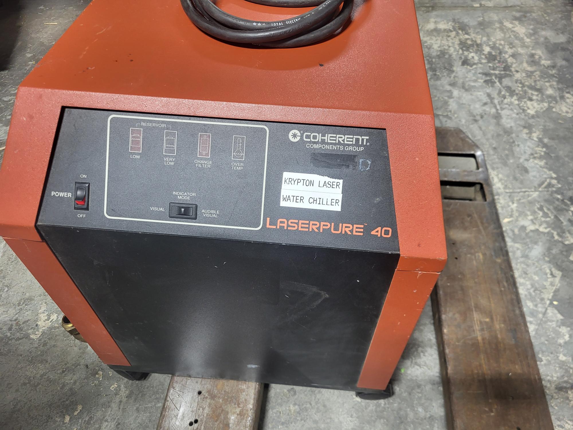 Laser Pure 40 Laser Cooling System Heat Exchanger - Test Equipment ...