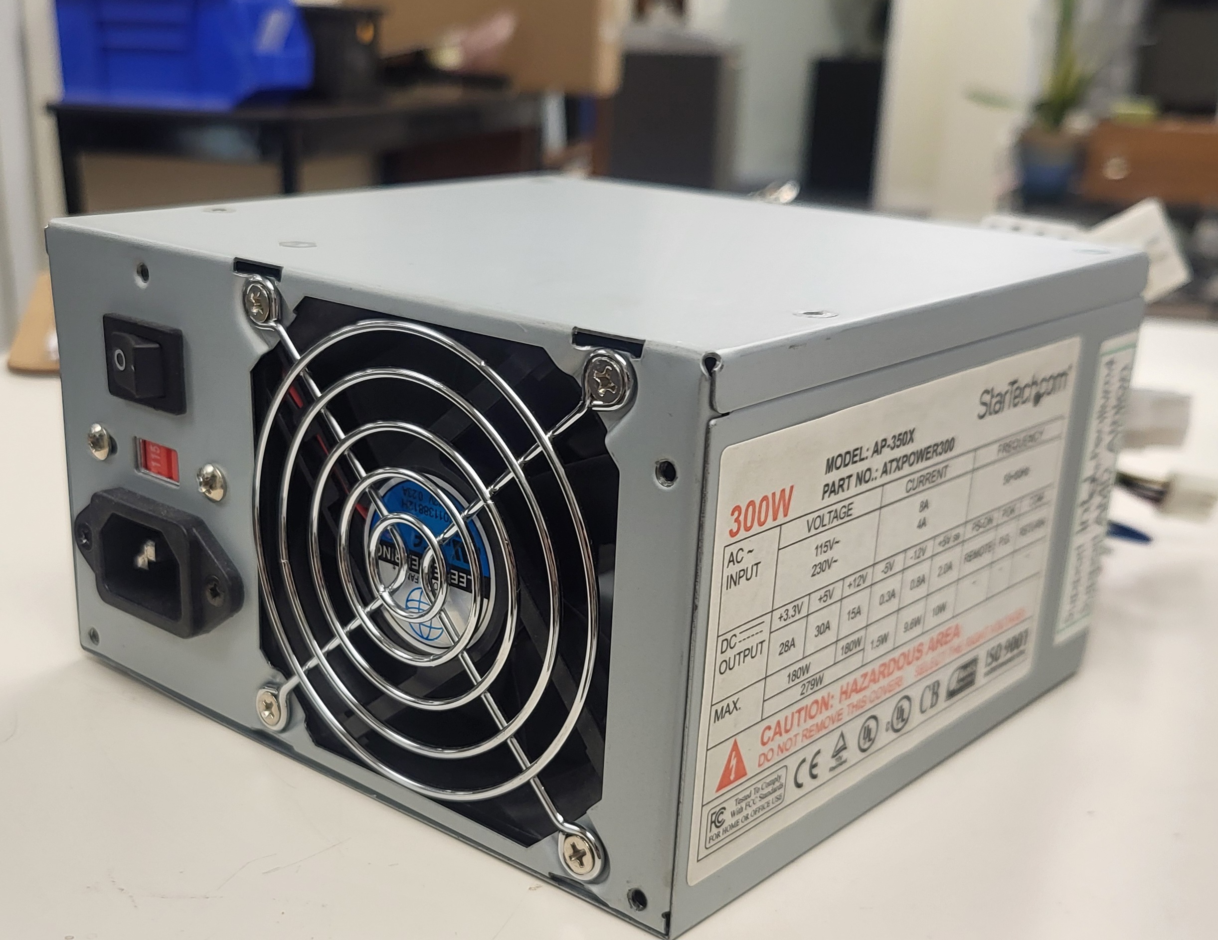 StarTech Fan Control Power Supply Model AP-350x - Modular Power Supply ...