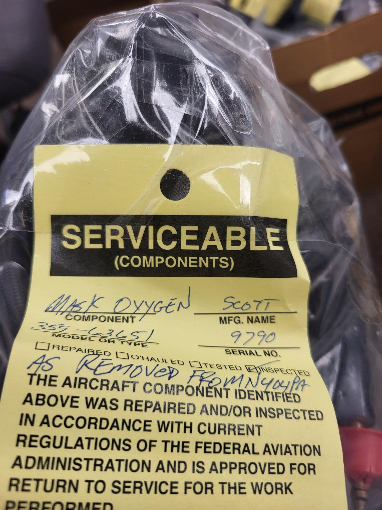 Scott Air Crew Oxygen Breathing Systems (Lot of 12)