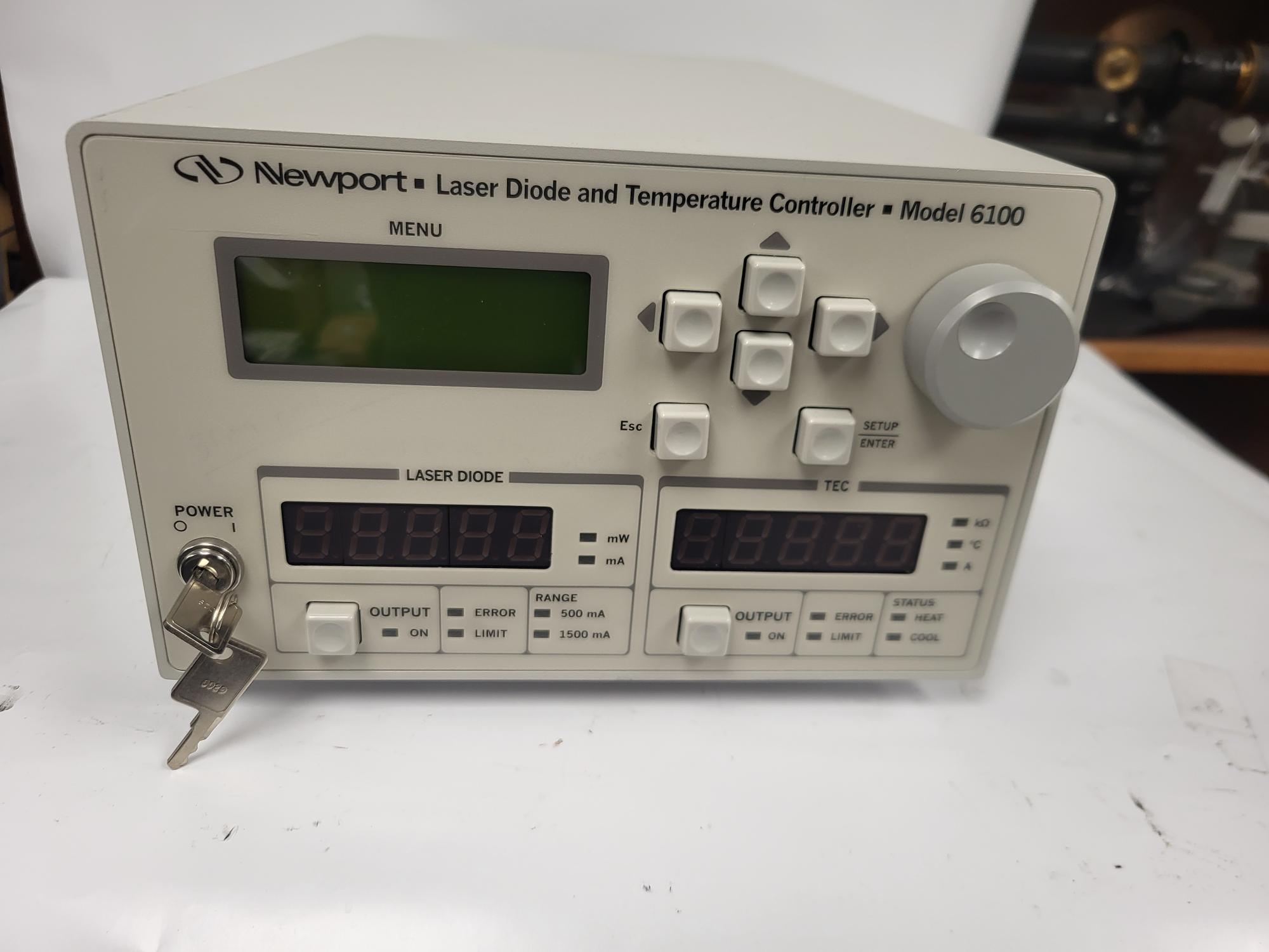Newport Laser Diode and Temperature Controller Model 6100