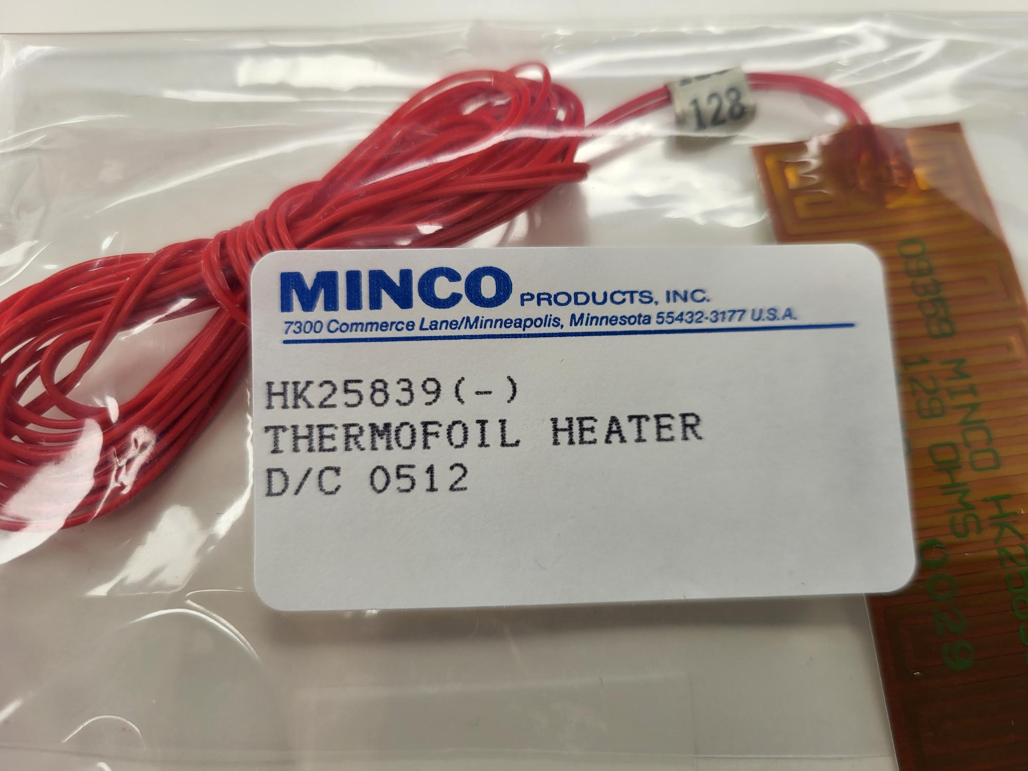 09359 Minco HK 25839 ThermoFoil Heaters