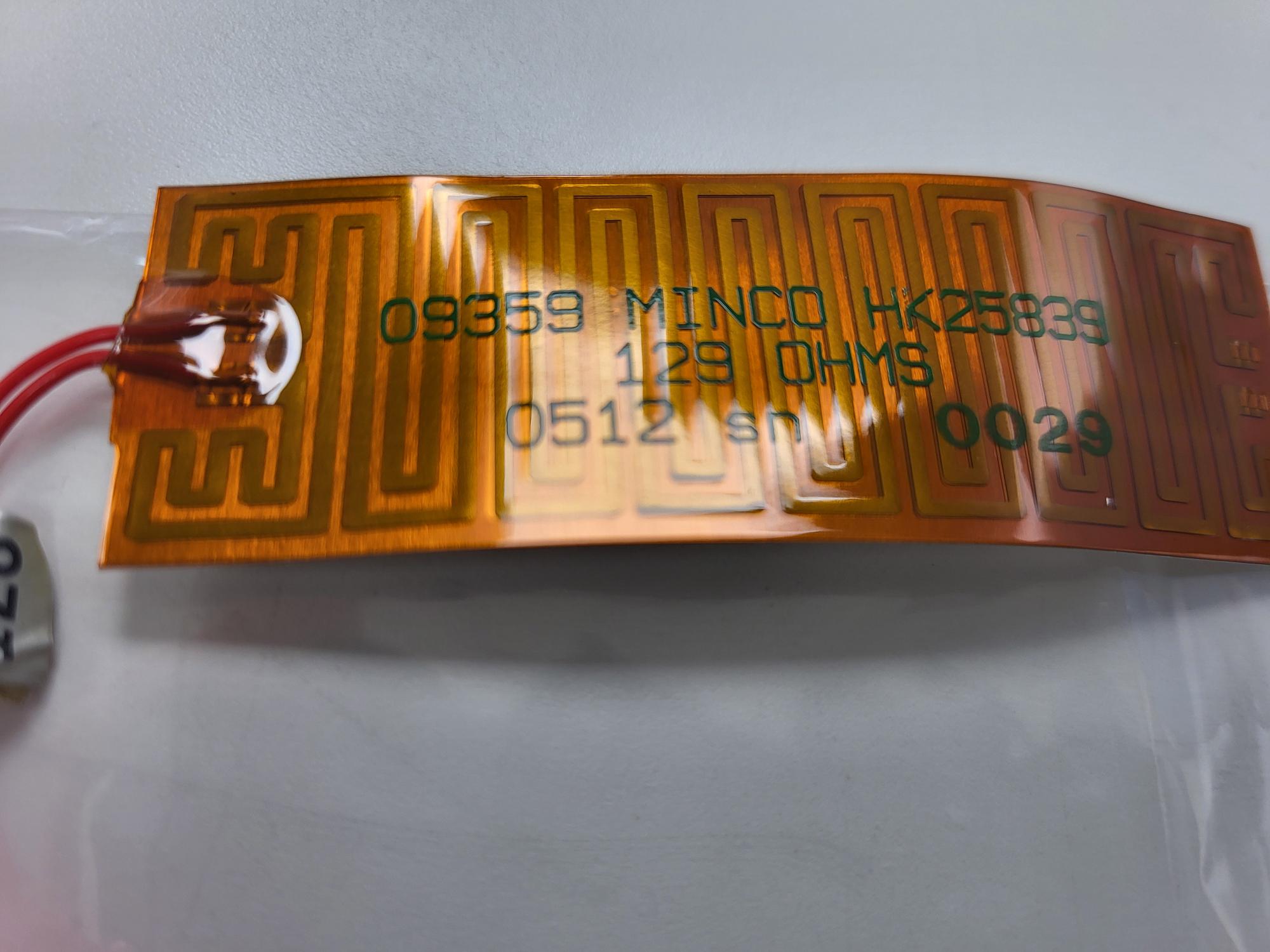 09359 Minco HK 25839 ThermoFoil Heaters