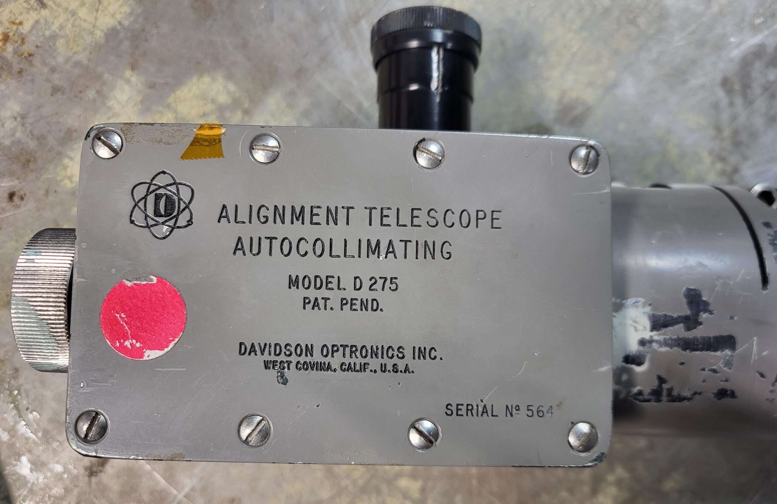 Davidson Optronics D-275 Alignment Telescope