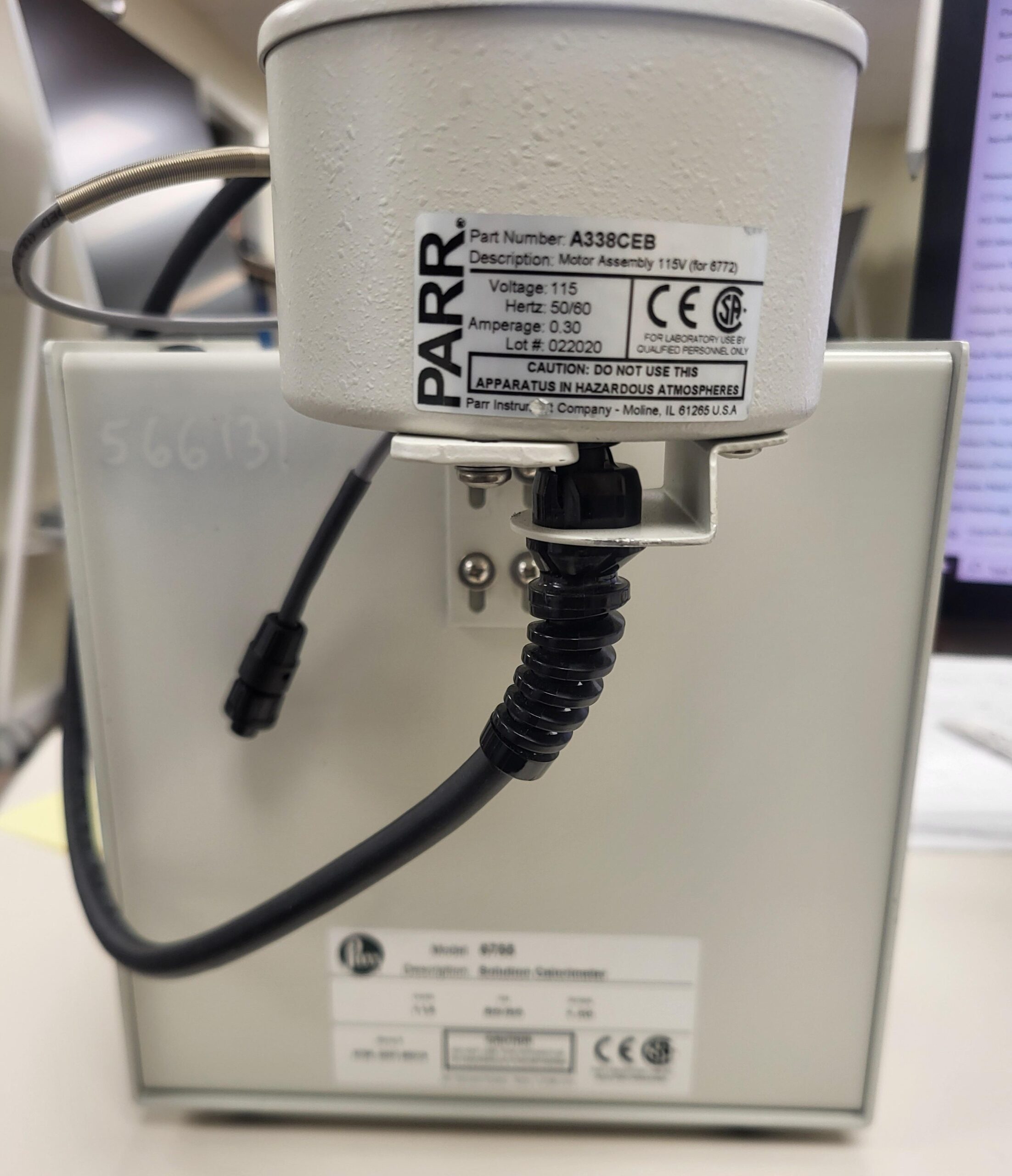 Parr Instrumetns 6772 and 6775 calorimetric instruments