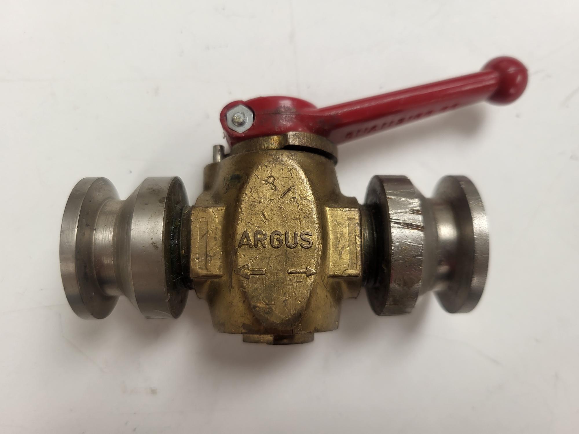 Argus Brass Ball Valve ND 40 - Uncategorized - BMI SURPLUS INC