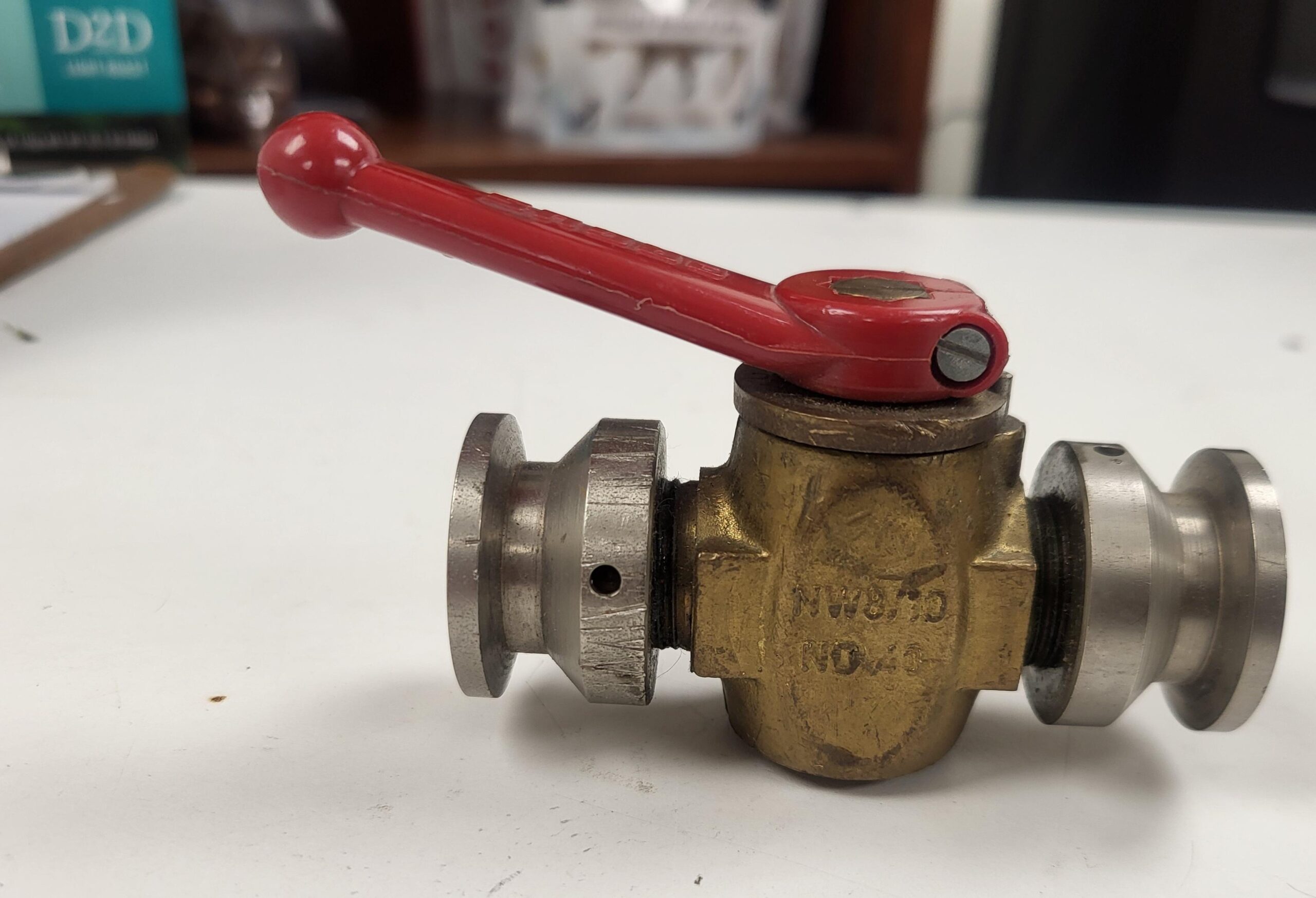 Argus Brass Ball Valve ND 40 - Uncategorized - BMI SURPLUS INC