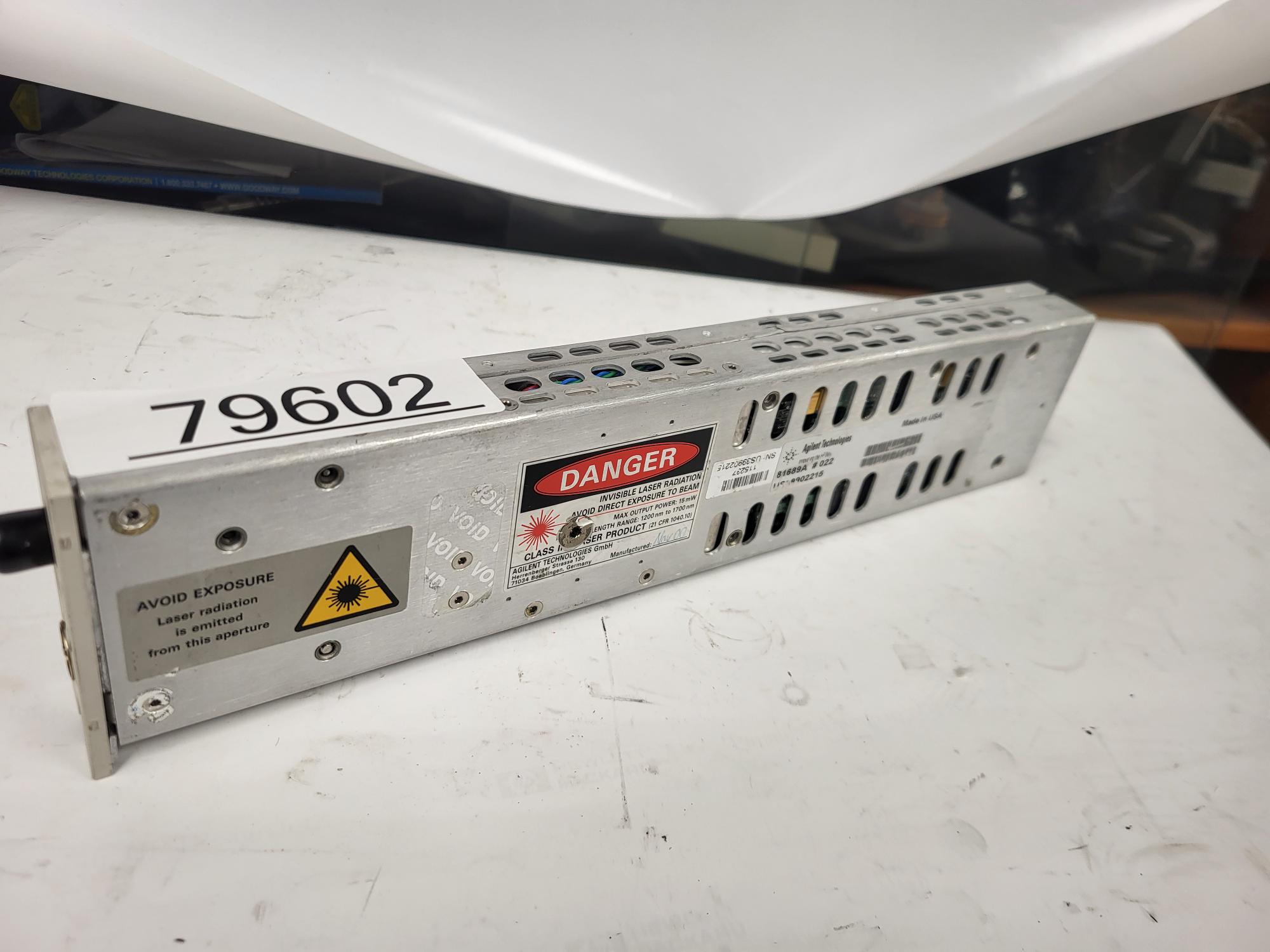 Agilent 81689A Tunable Laser (Parts Only) - Lasers - BMI SURPLUS INC