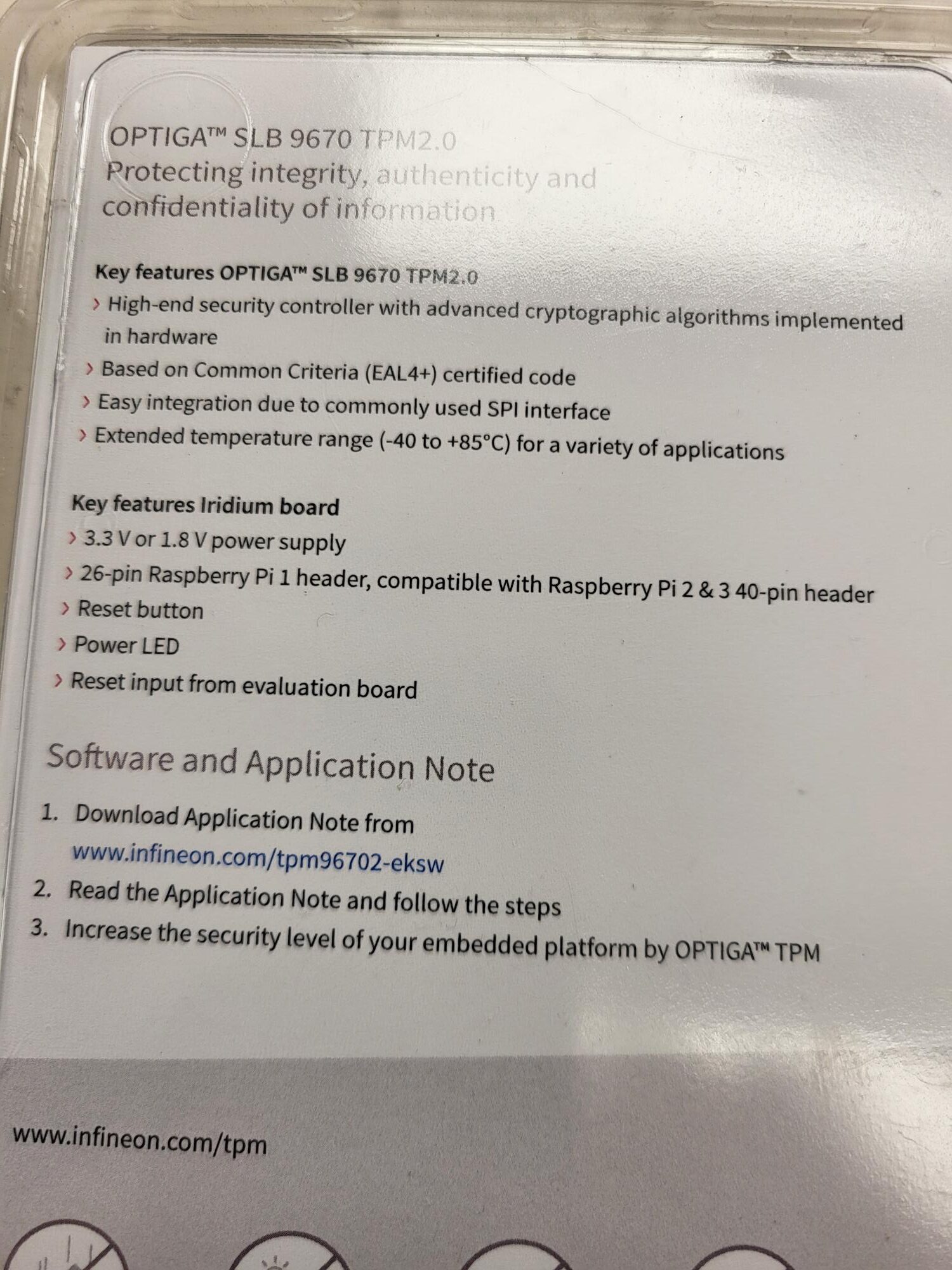 OPTIGA SLB 9670 Evaluation Board - Circuit Board Modules, Evaluation ...