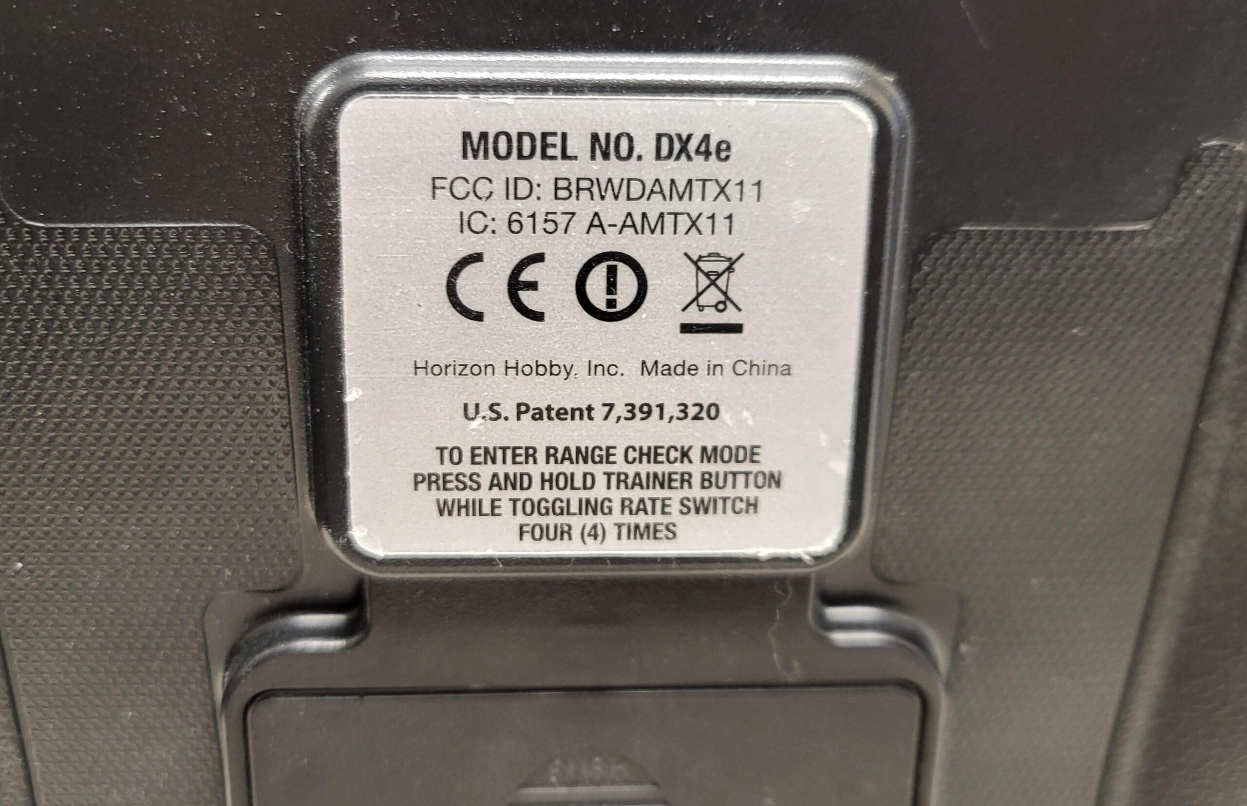 Spectrum DX4e Remote Control