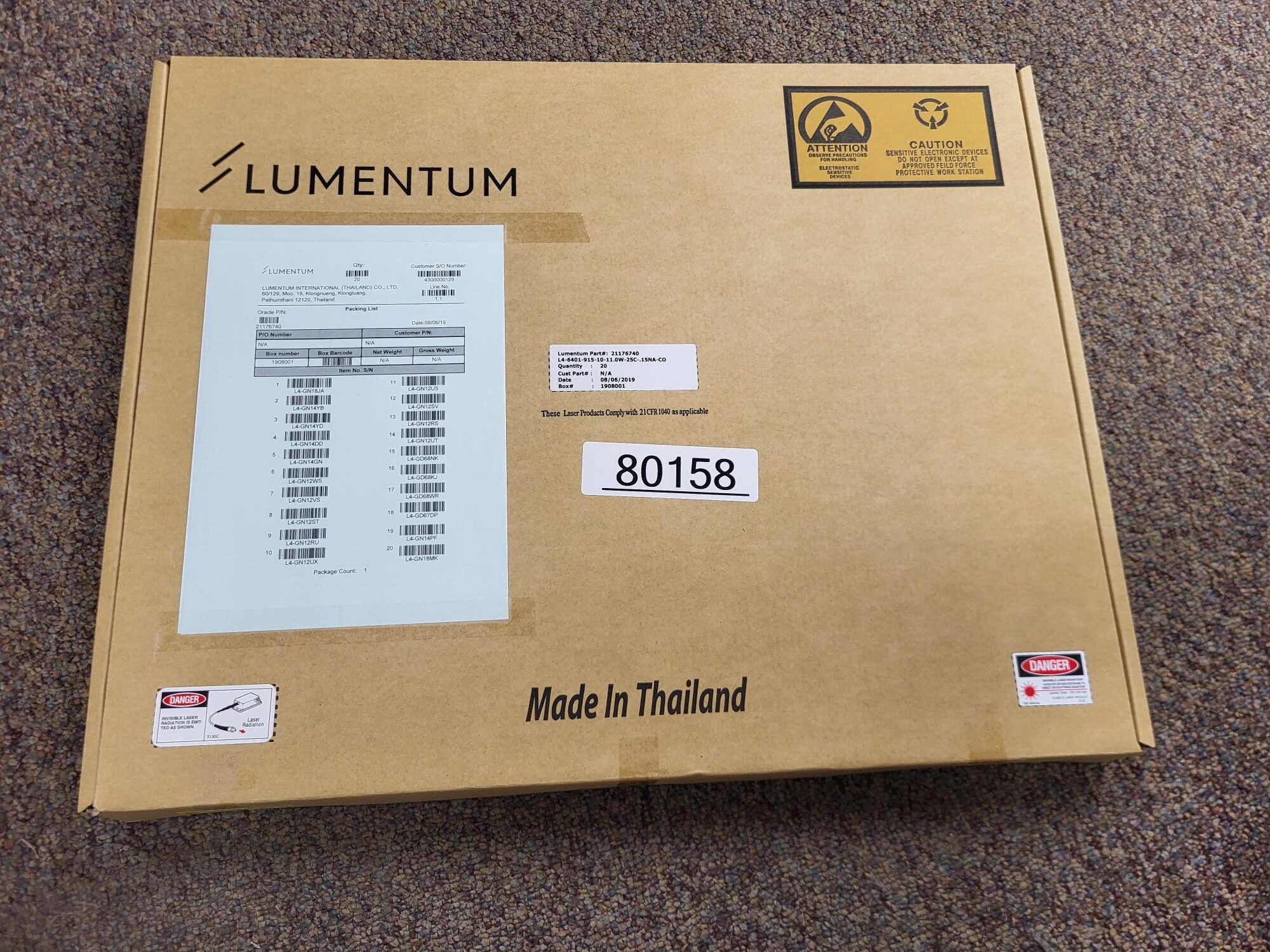Lumentum Fiber Coupled Diode Lasers 21176740)(lot of 20)