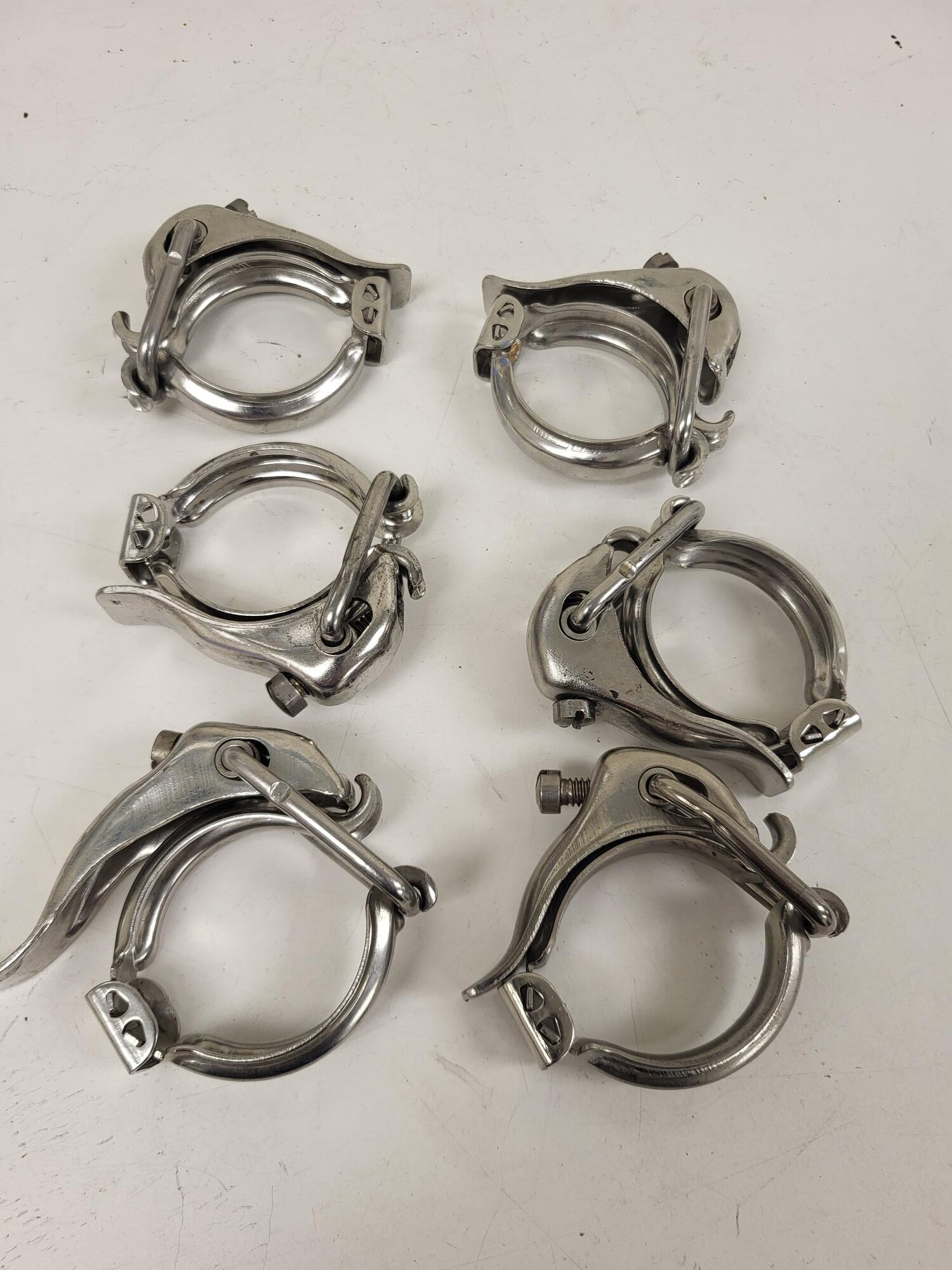 Aluminum Circular Joint Screw Down Pipe Clamp