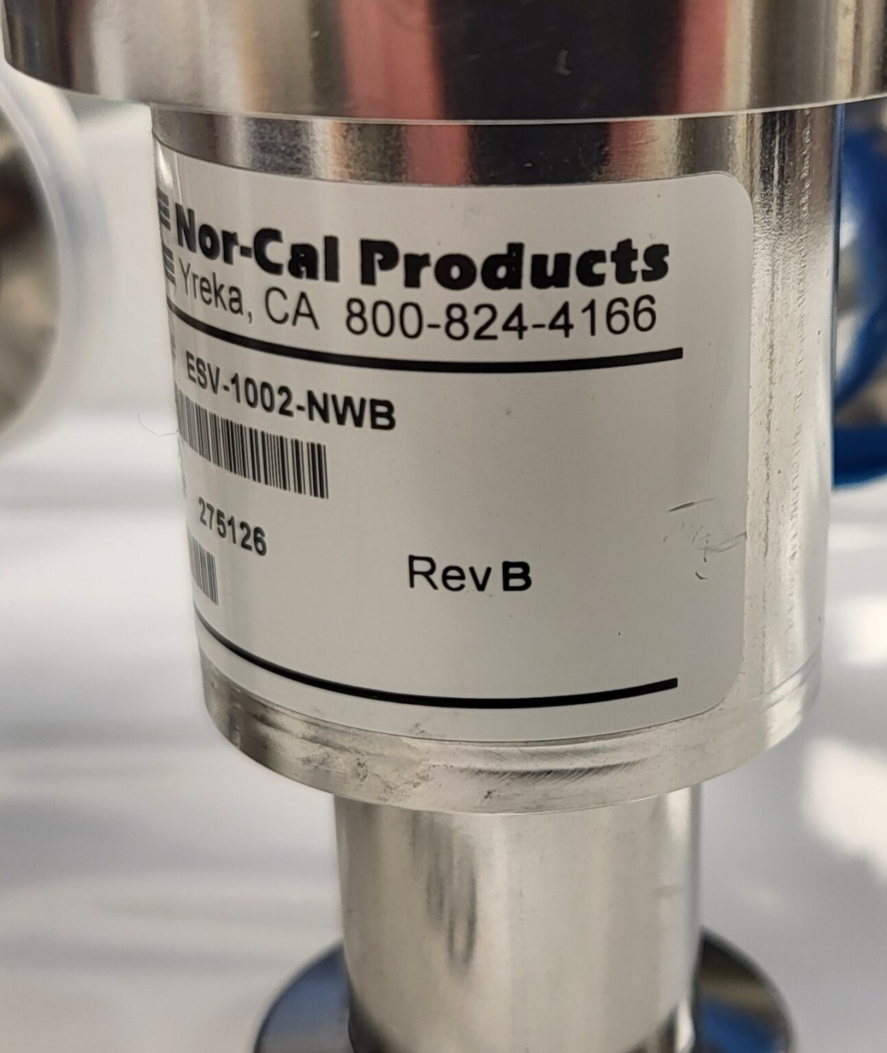 Nor-Cal ESV-1002-NWB Pneumatic Isolation Angle Valve
