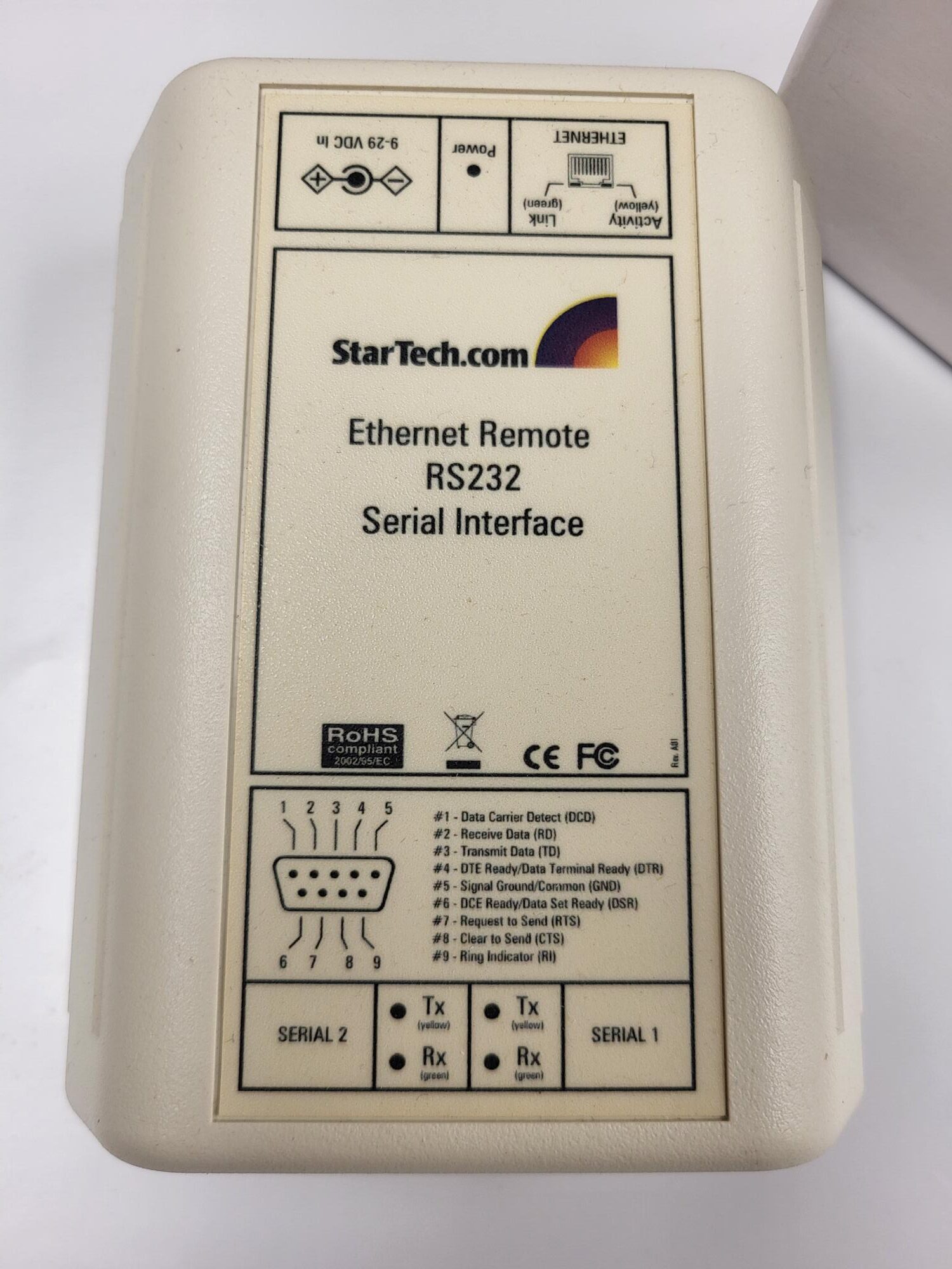StarTech Ethernet Remote RS232 Serial Interface - Computer Accessories ...