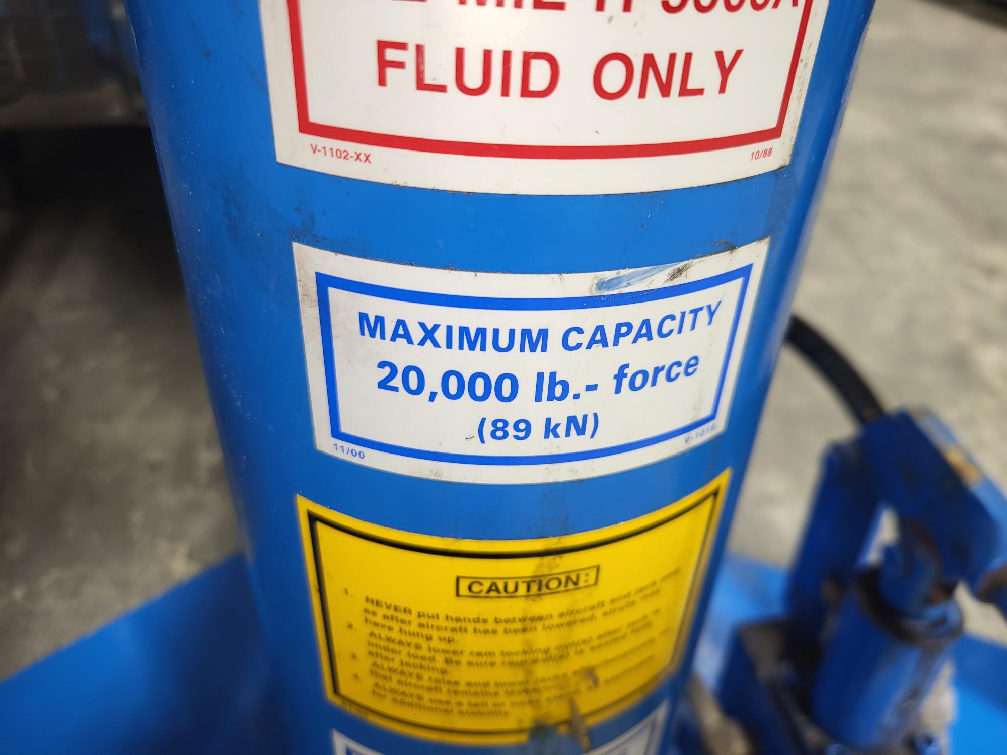 Tronair Airplane Wing Jacks 20,000 Lb. Capacity