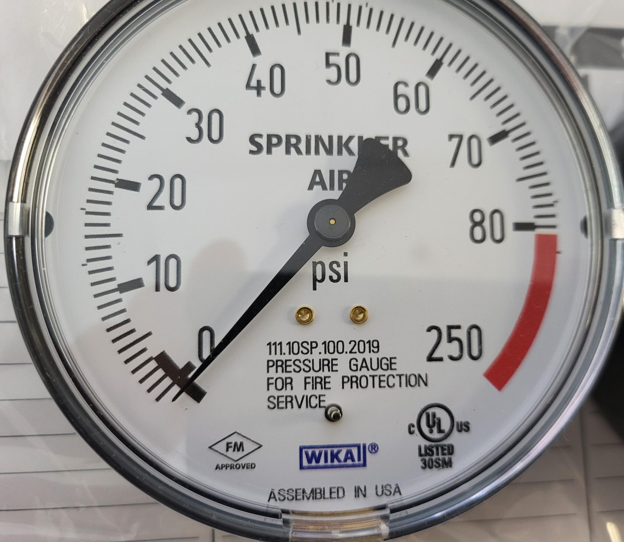 Wika 111.10SP Bourdon - Tube Pressure gauge 250 PSI
