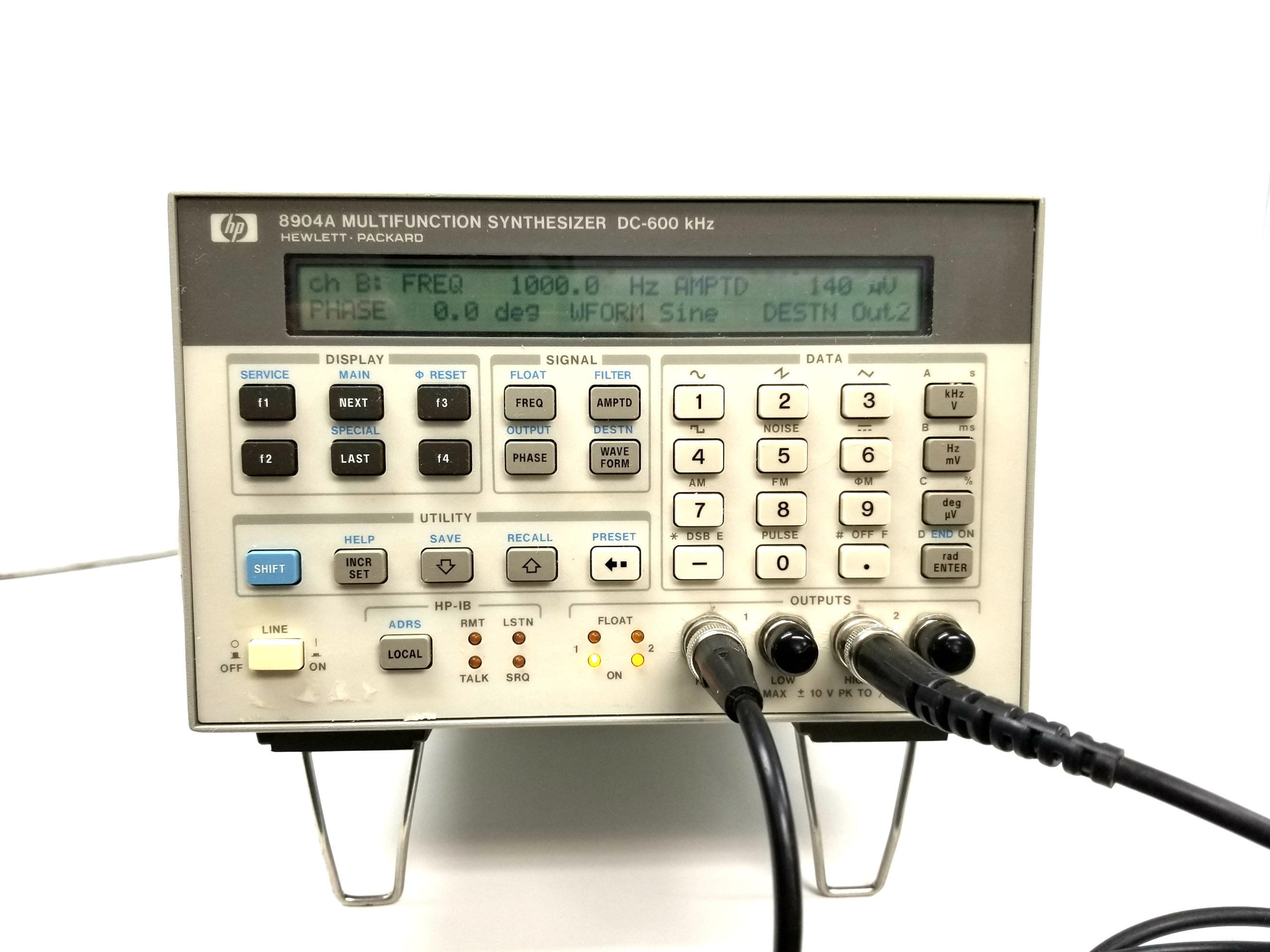 8904a HP 8904A Multifunction Synthesizer DC 600 KHz OPT 001 For Sale