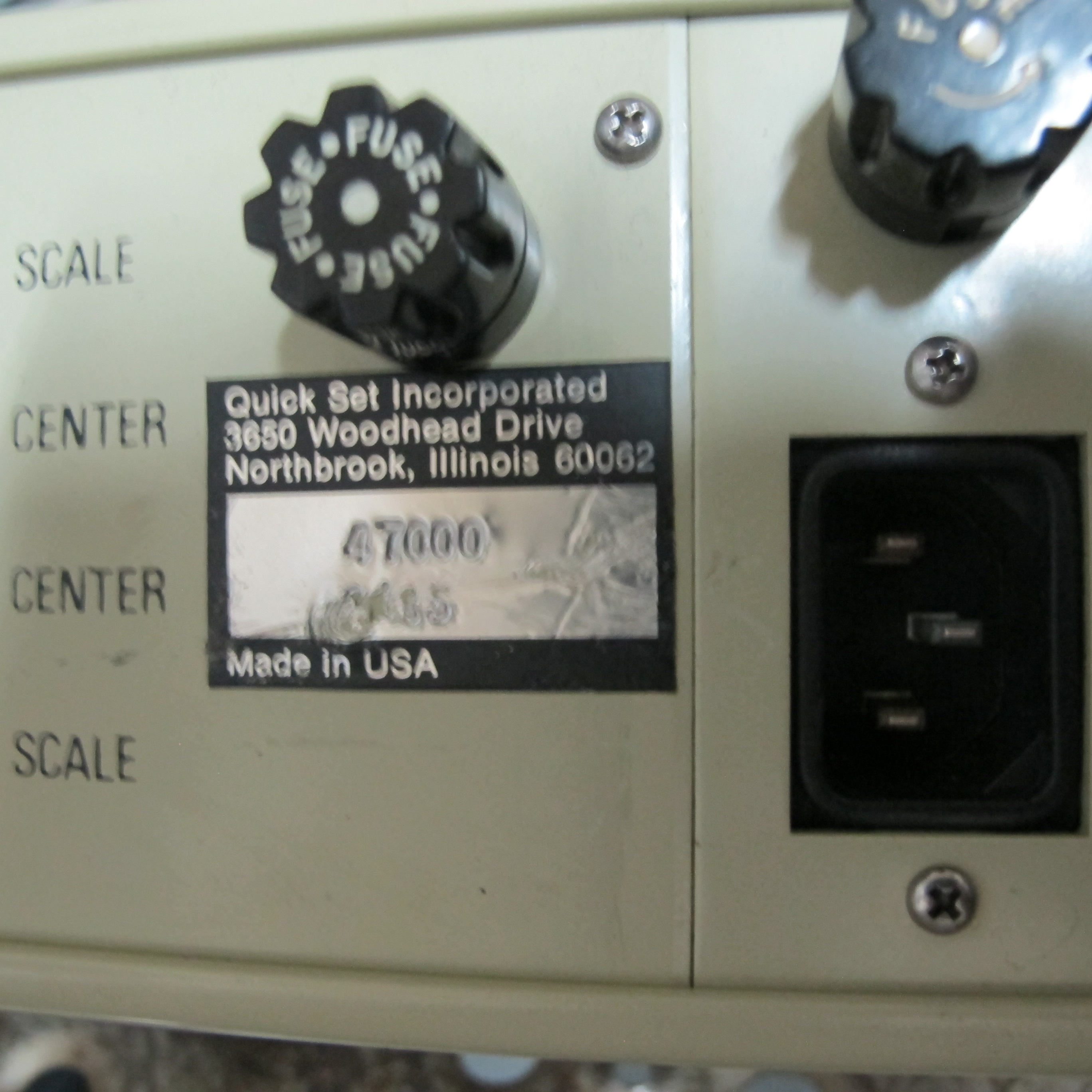 Quick Set Inc Pan Tilt Positioner 59200 - Industrial Equipment - BMI ...