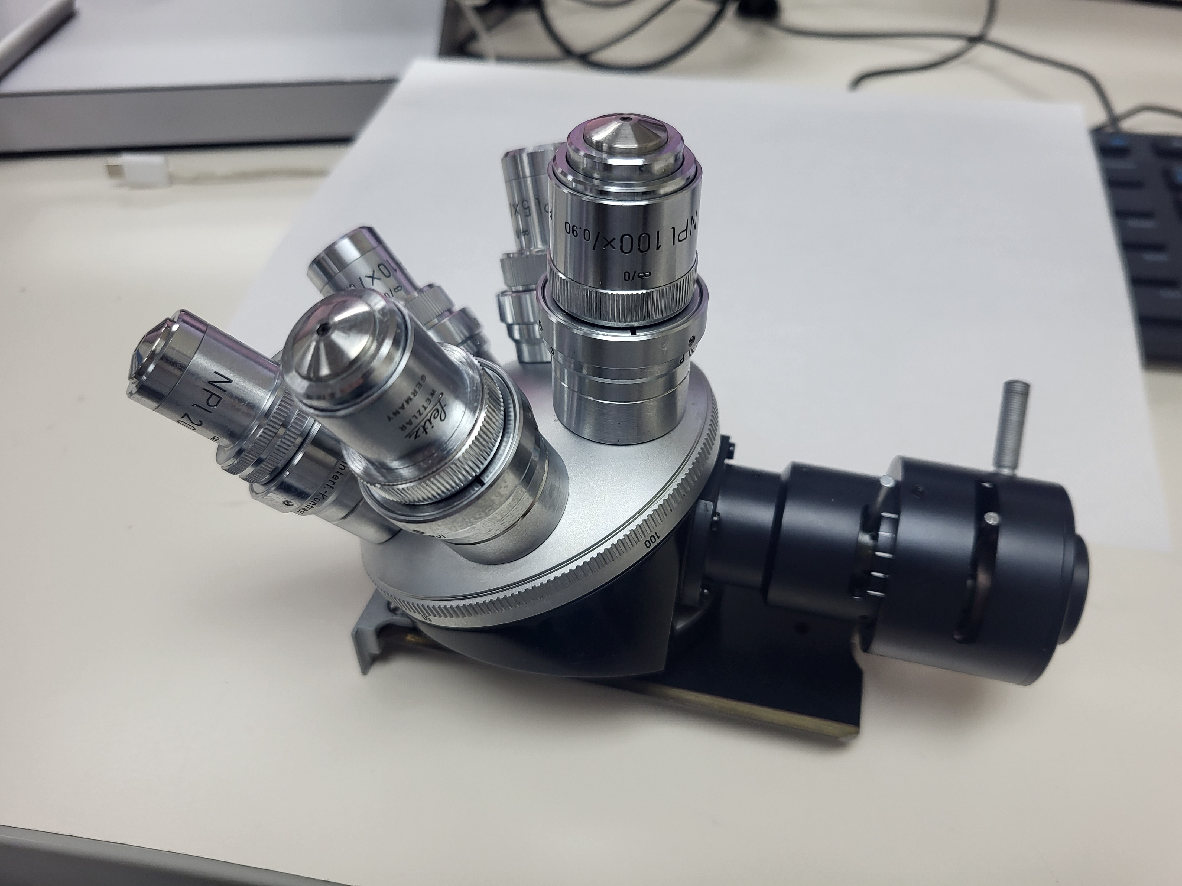 Leitz Wetzlar Objective Lense - Microscope Parts, Microscopes, Stereo ...