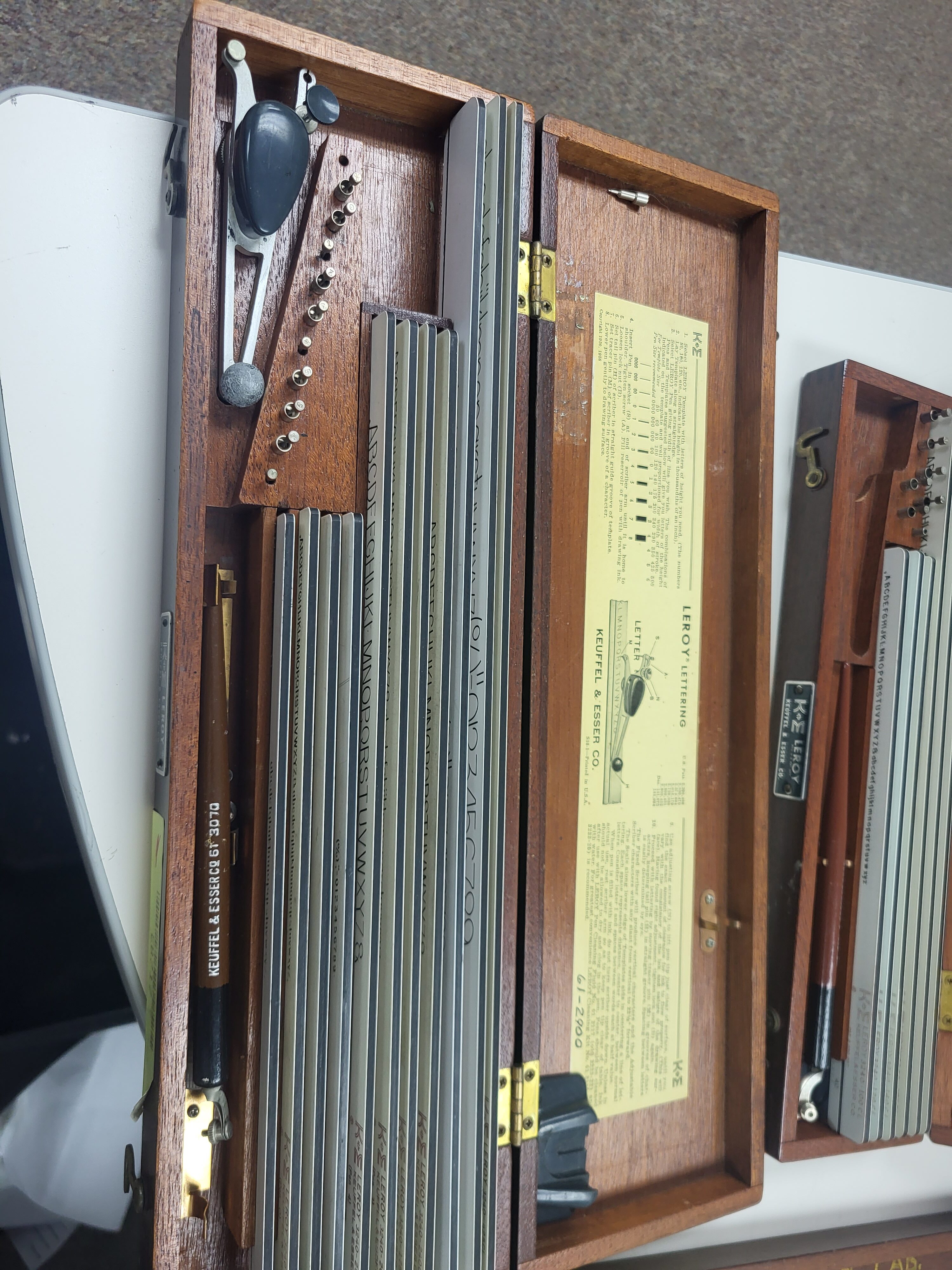 Keuffel & Esser Leroy 3245 Lettering Set - Industrial Equipment - BMI ...