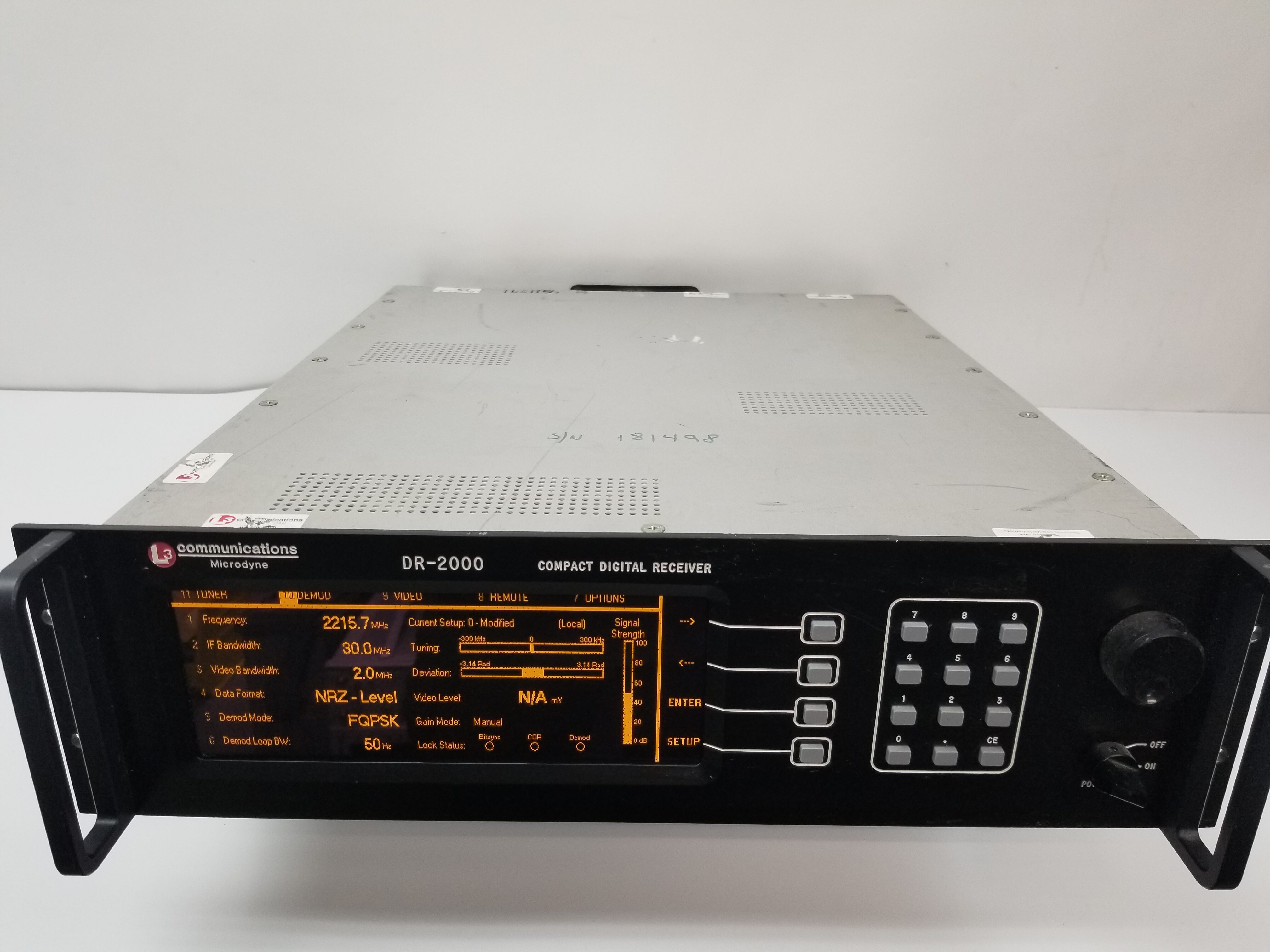 L3 Communications Microdyne DR-2000 COMPACT DIGITAL RECEIVER - Radio ...