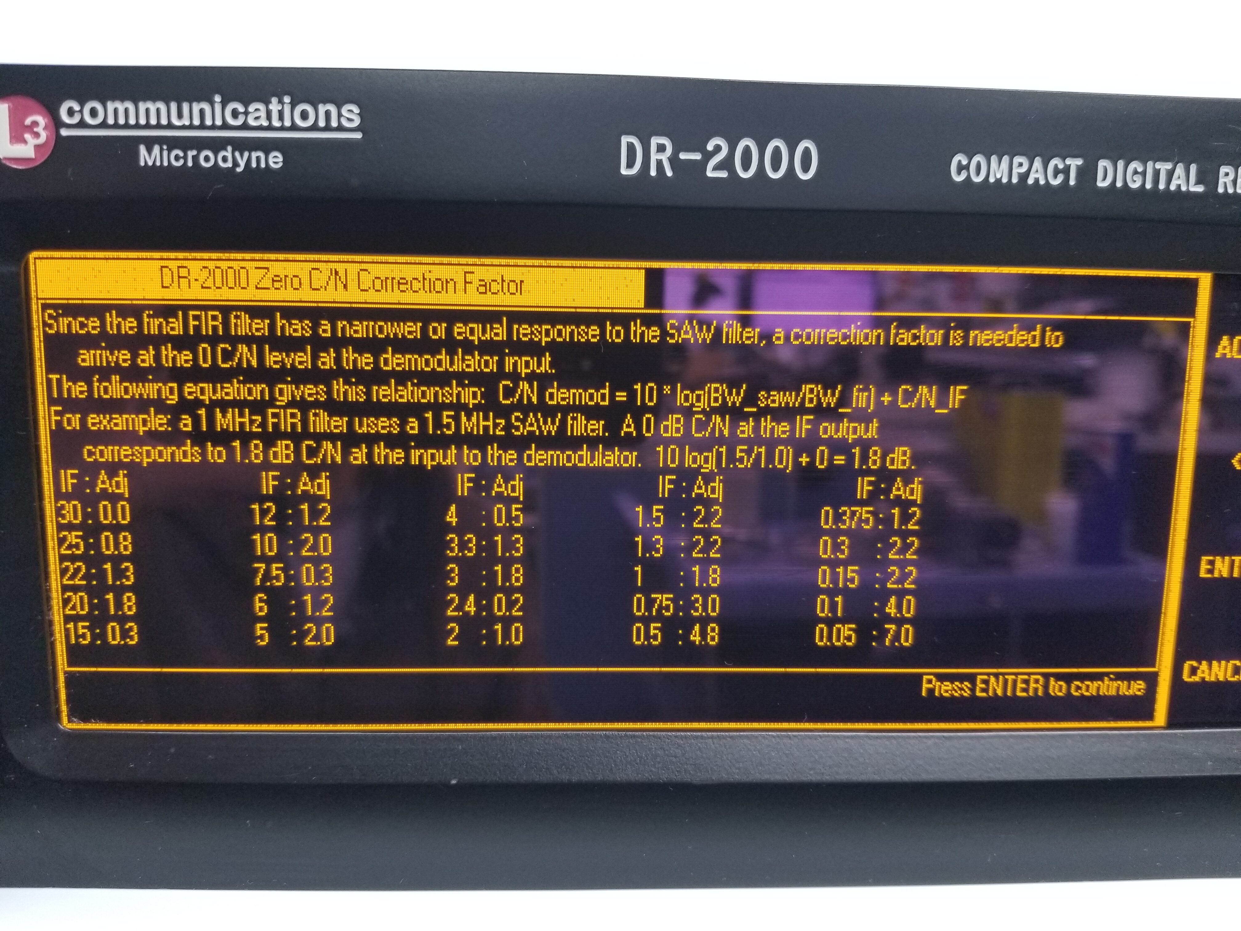 L3 Communications Microdyne DR-2000 COMPACT DIGITAL RECEIVER - Radio ...