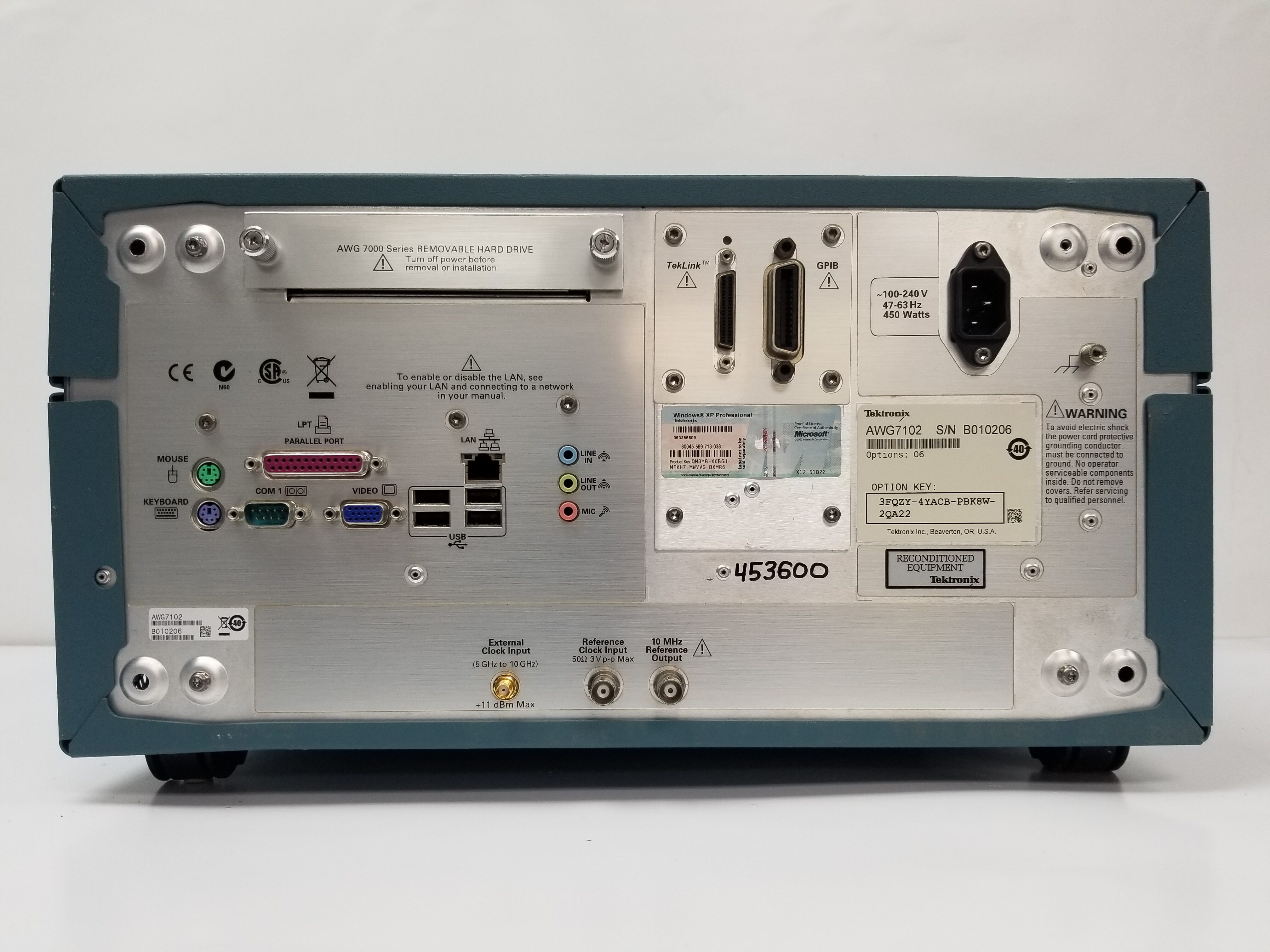 Tektronix AWG7102 10GS/s 2CH Arbitrary Waveform Generator for PARTS ...