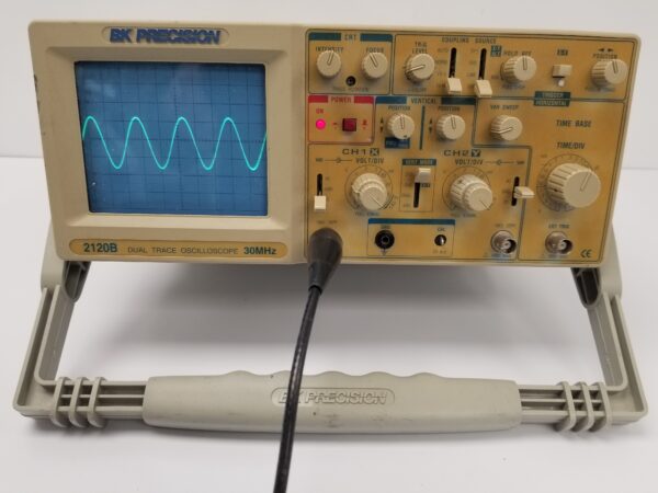BK Precision 2120B Dual Trace 30 Mhz Oscilloscope - Oscilloscopes, Test ...
