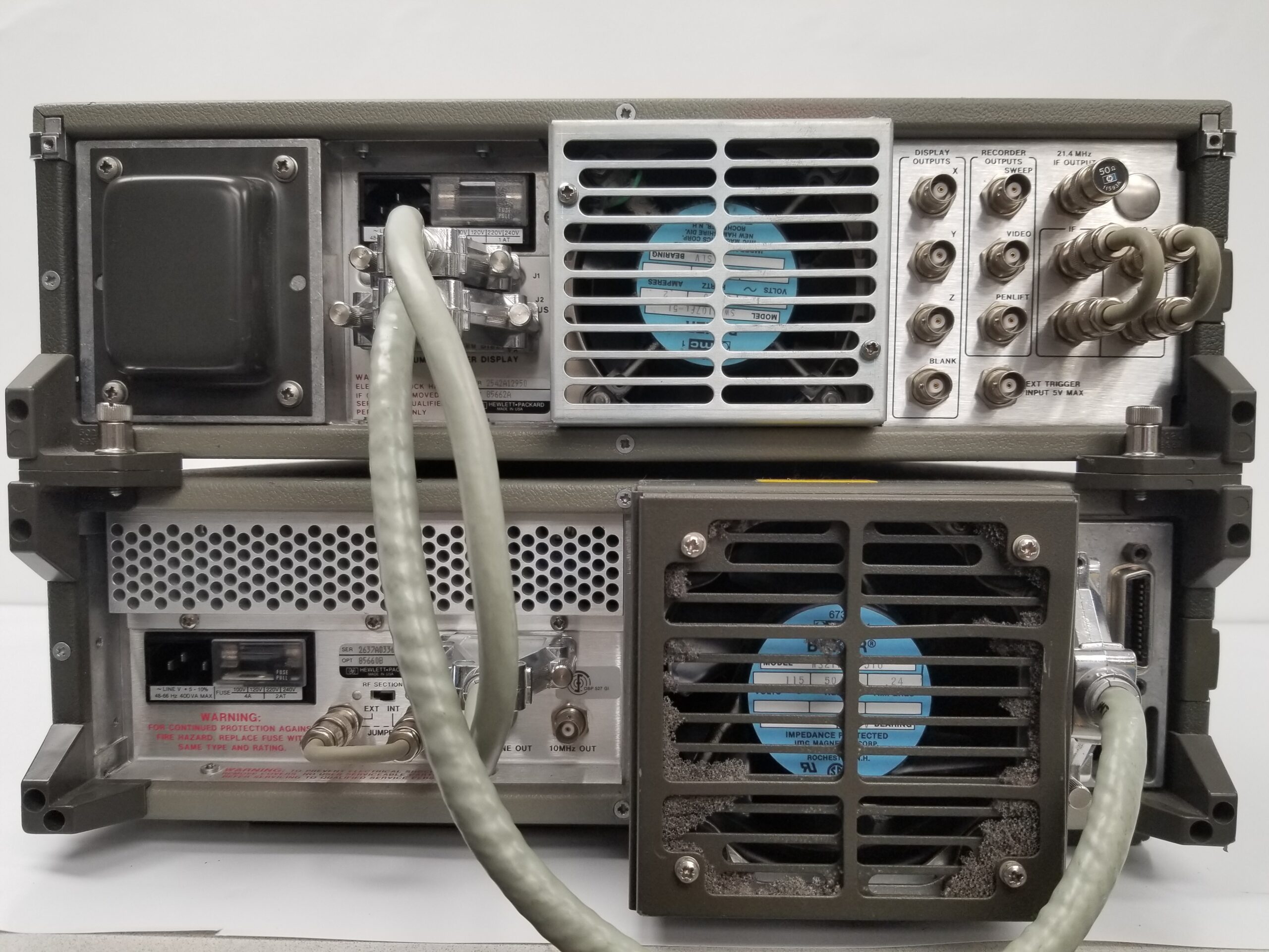 Hewlett Packard 8566B 100Hz-22Ghz Spectrum Analyzer Hewlett Packard ...