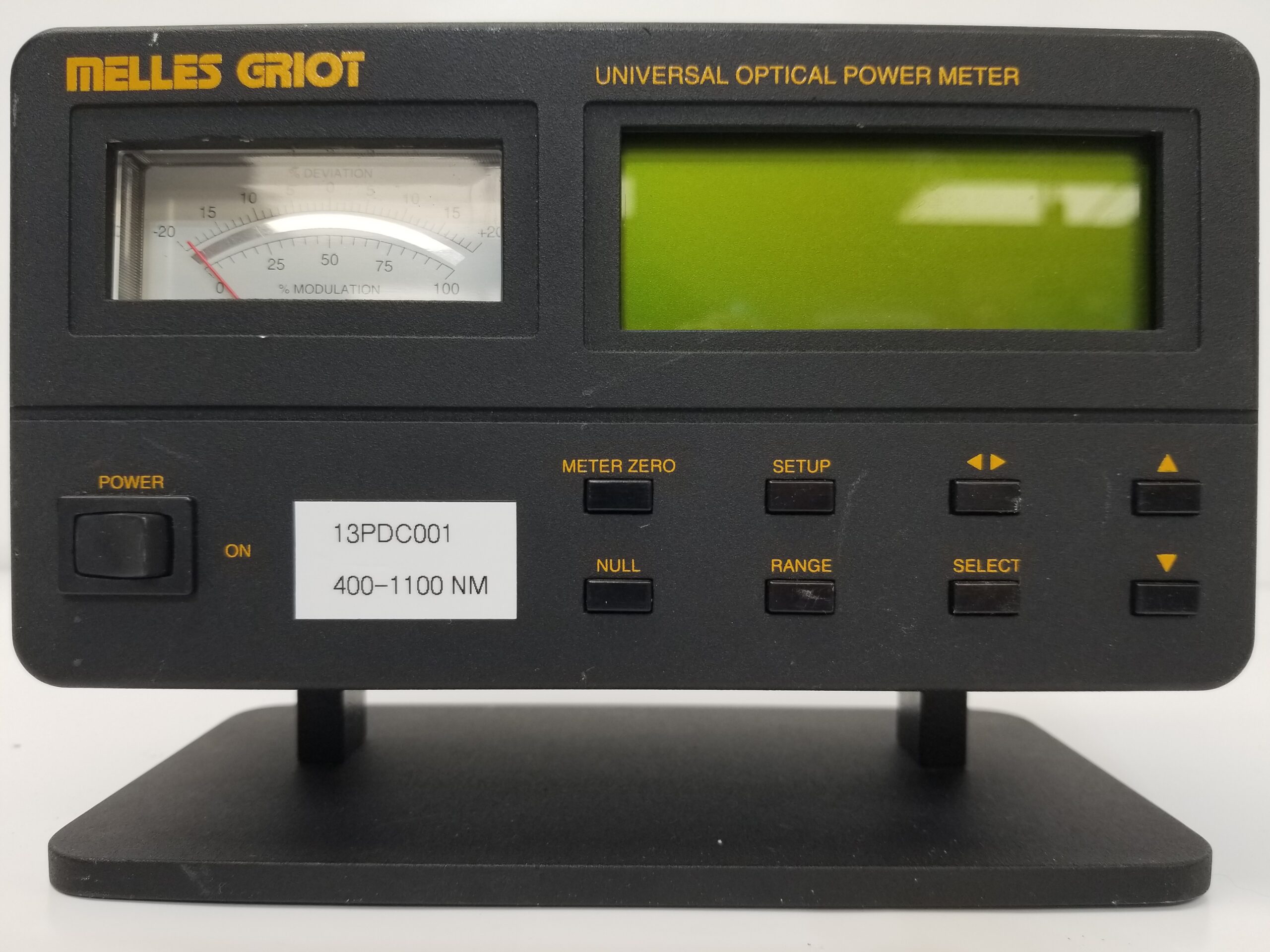Melles Griot Universal Optical Power Meter with 13PDC001 400-1100 nm SensorMelles Griot ...