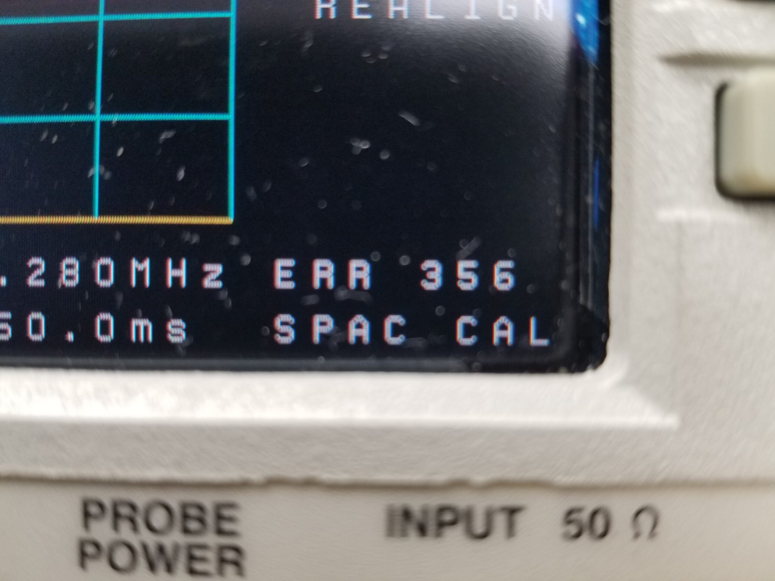 Hewlett Packard 8563EC 30Hz-26.5Ghz Spectrum Analyzer for PARTS/REPAIR ...