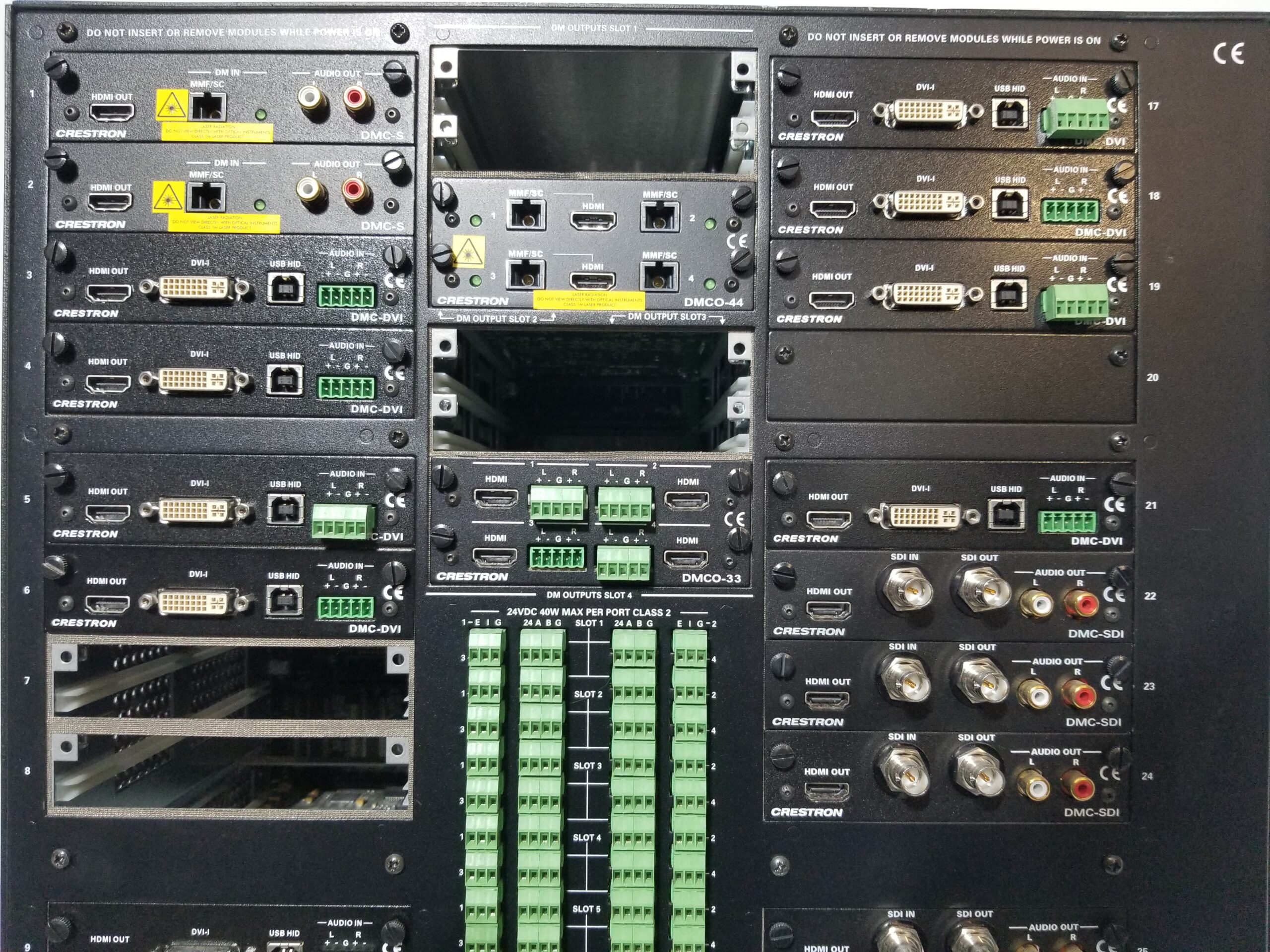 Crestron 32X32X32 High Definition Digital Media Distribution Rack