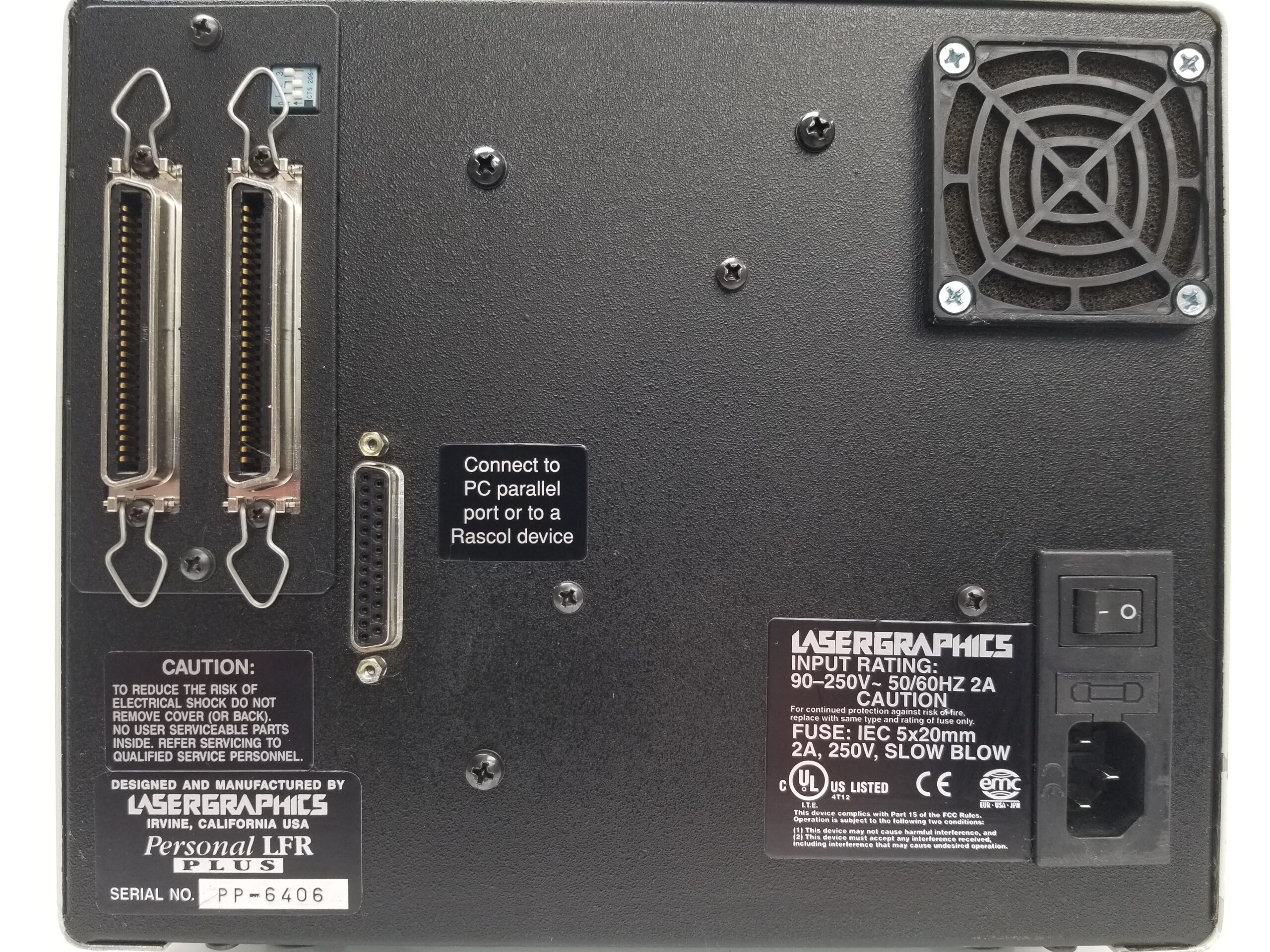 Lasergraphics Personal LFR Plus Lasergraphics Personal LFR Plus - Photography and Audio ...