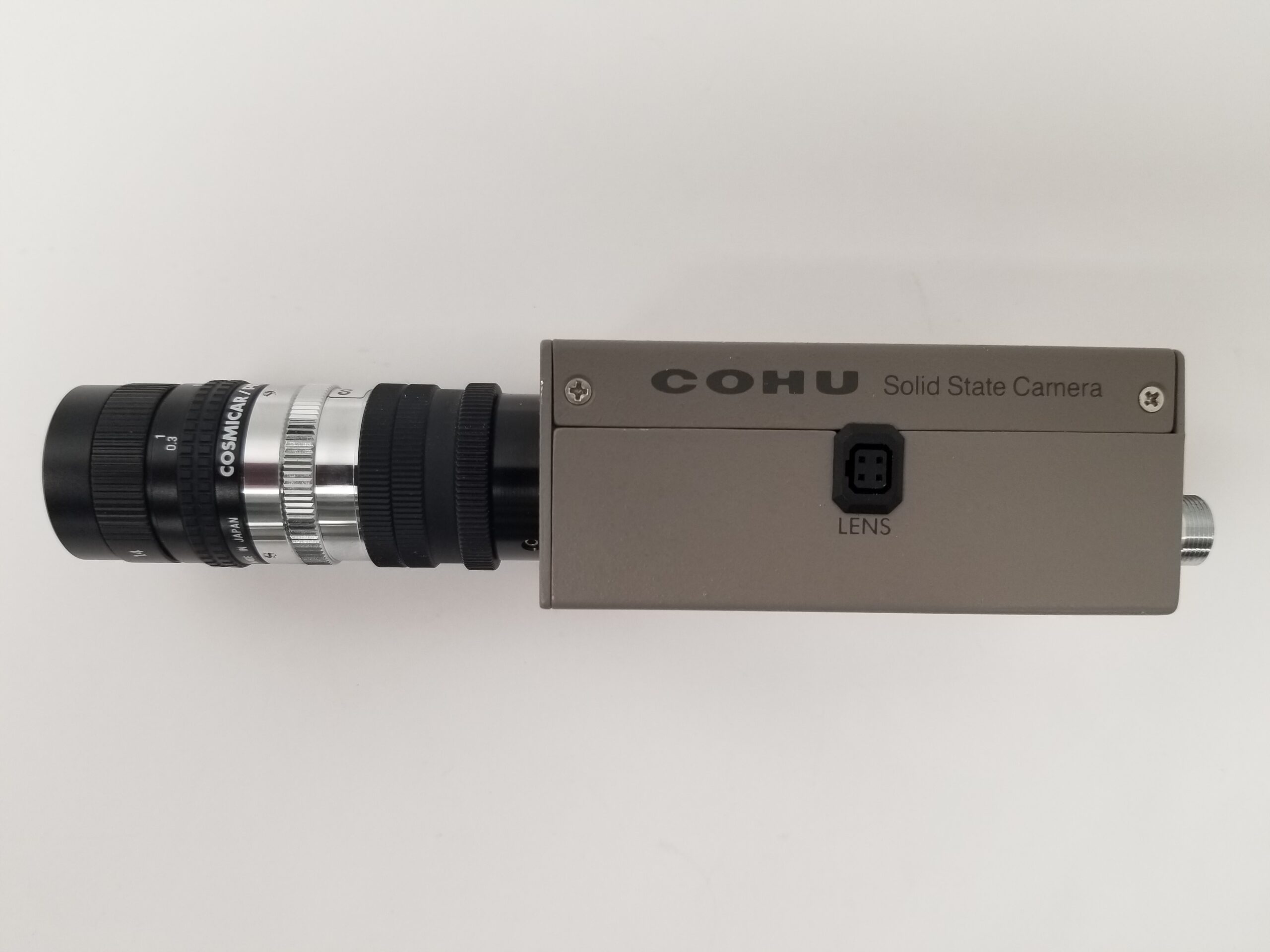 Cohu 2122-1000/0000 CCD Camera with Cosmicar/Pentax 25mm 1:1.4 lens ...