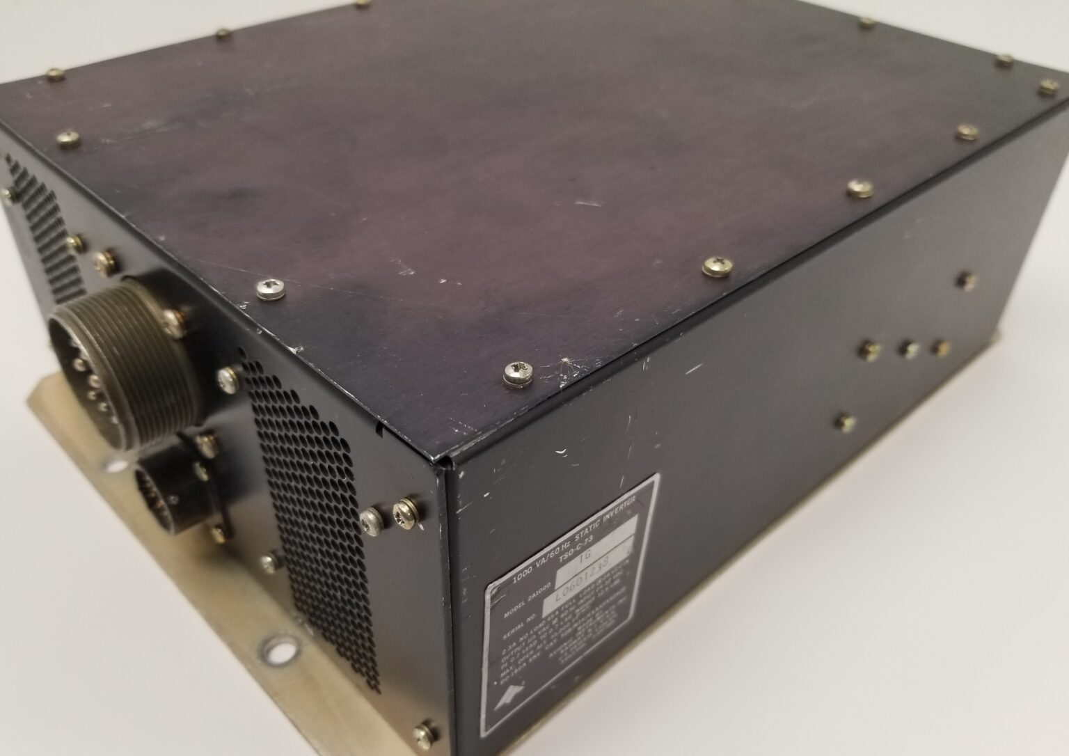 Avionic Instruments Inc. 2A10001G 1000VA/60Hz Static Inverter TSO-C-73