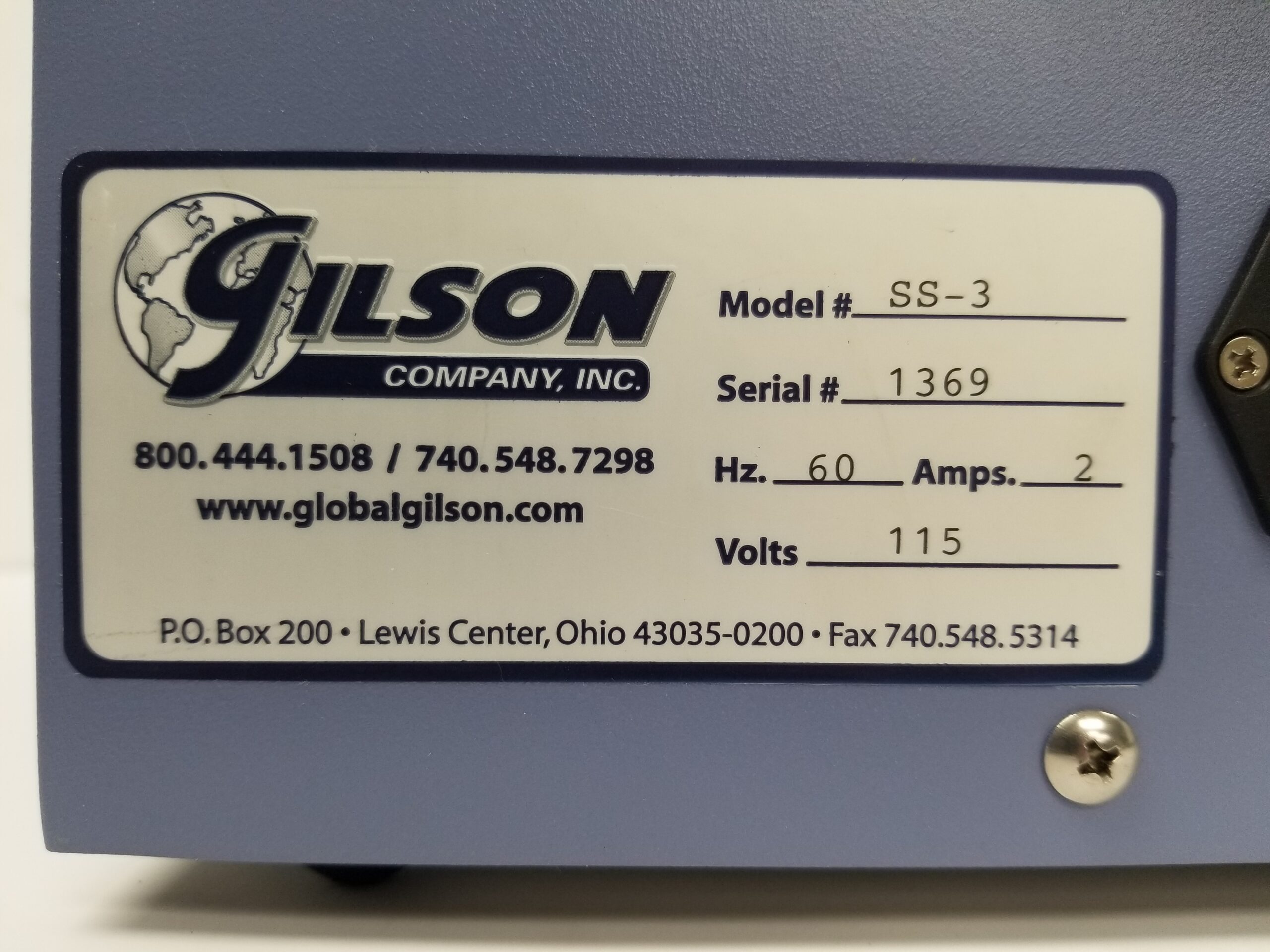 Gilson Performer III SS-3 Sieve Shaker Gilson Performer III SS-3 Sieve ...