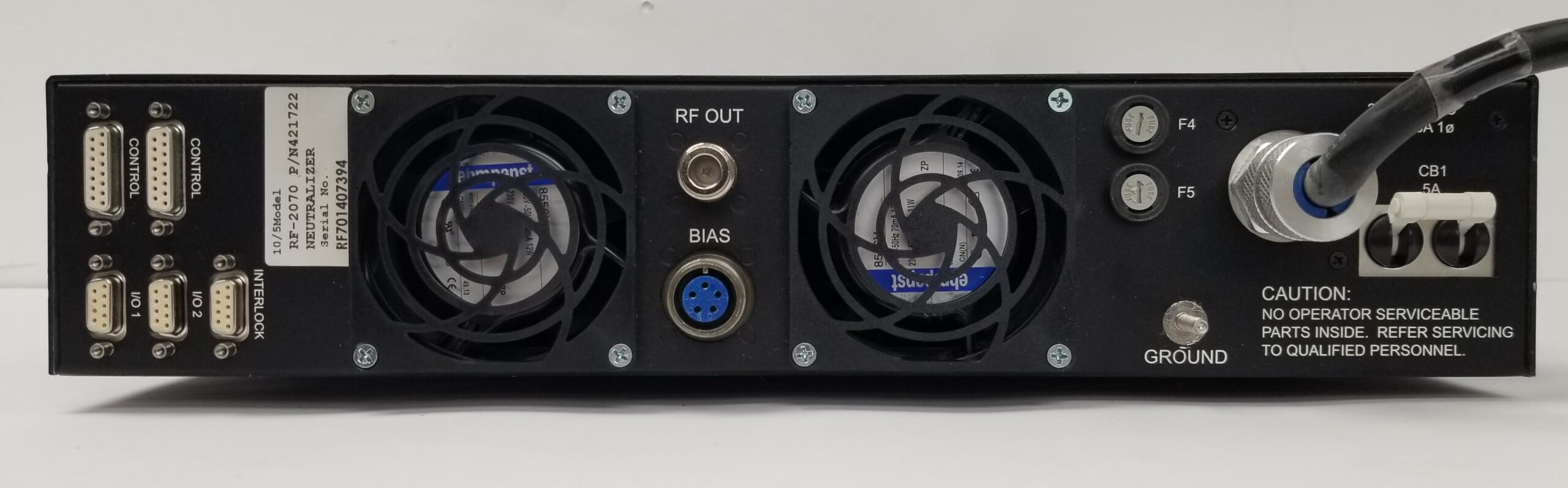 Ion Tech, Inc. RF 2070 Neutralizer Ion Tech, Inc. RF 2070 Neutralizer ...