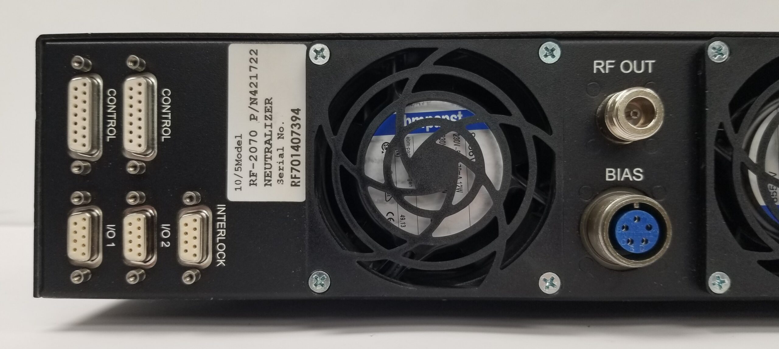 Ion Tech, Inc. RF 2070 Neutralizer Ion Tech, Inc. RF 2070 Neutralizer ...