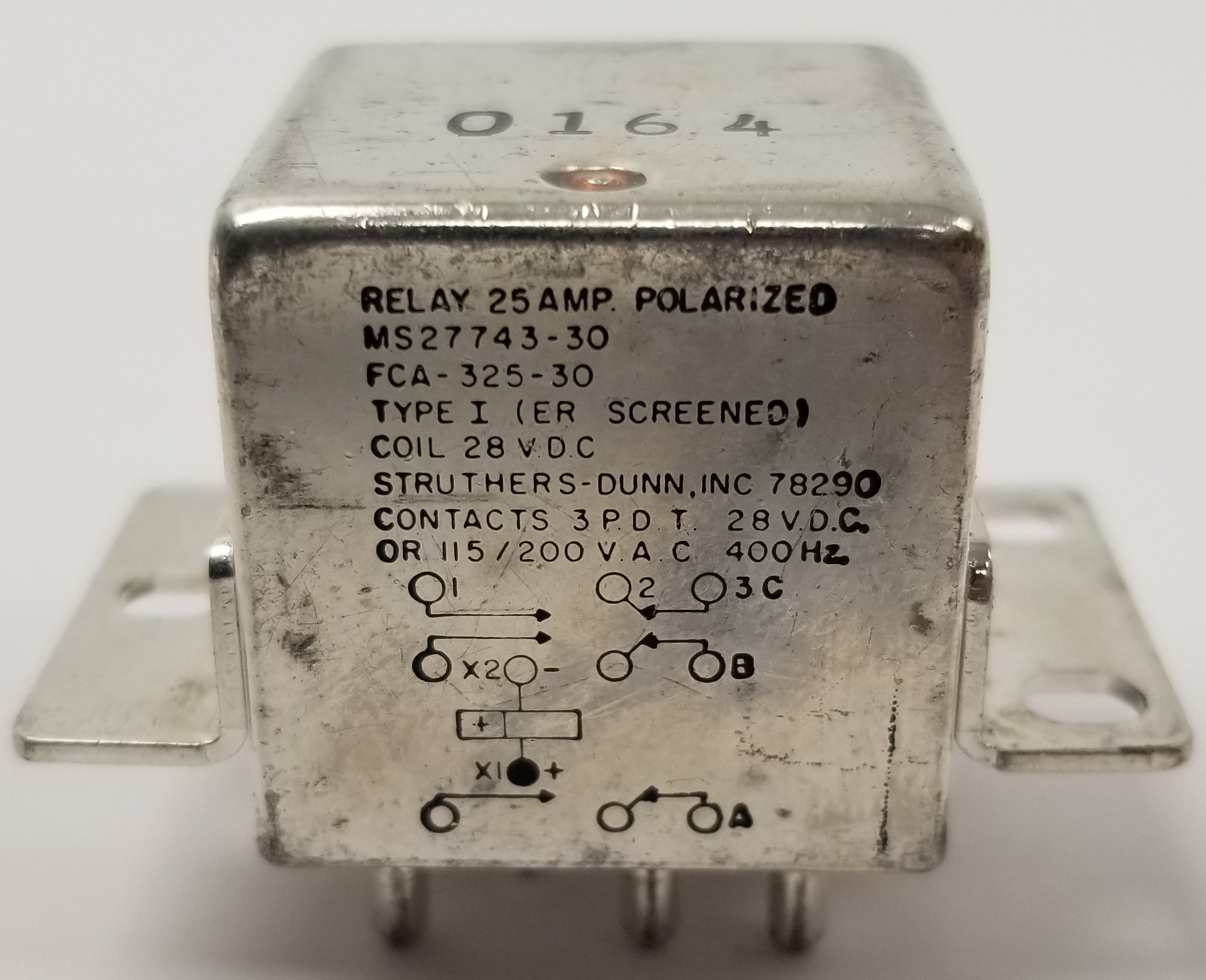 Struthers-Dunn Inc. 78290 MS27743-30 FCA-325-30 Aircraft Relay ...
