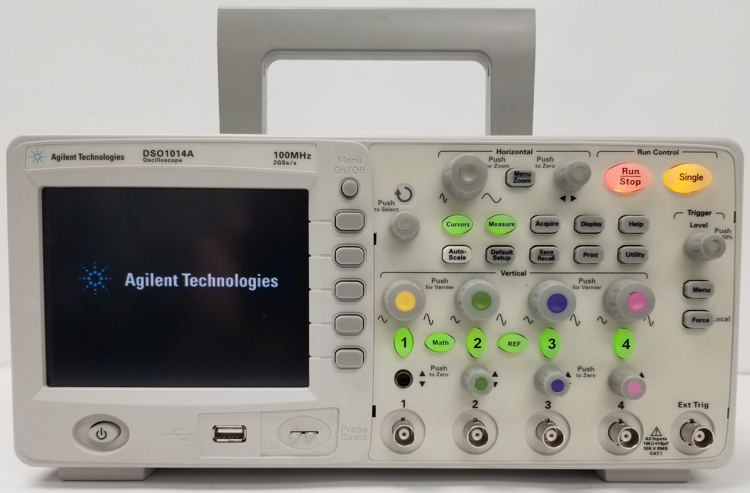 Agilent DSO1014A 4 Channel 100MHz Digital Storage Oscilloscope for ...