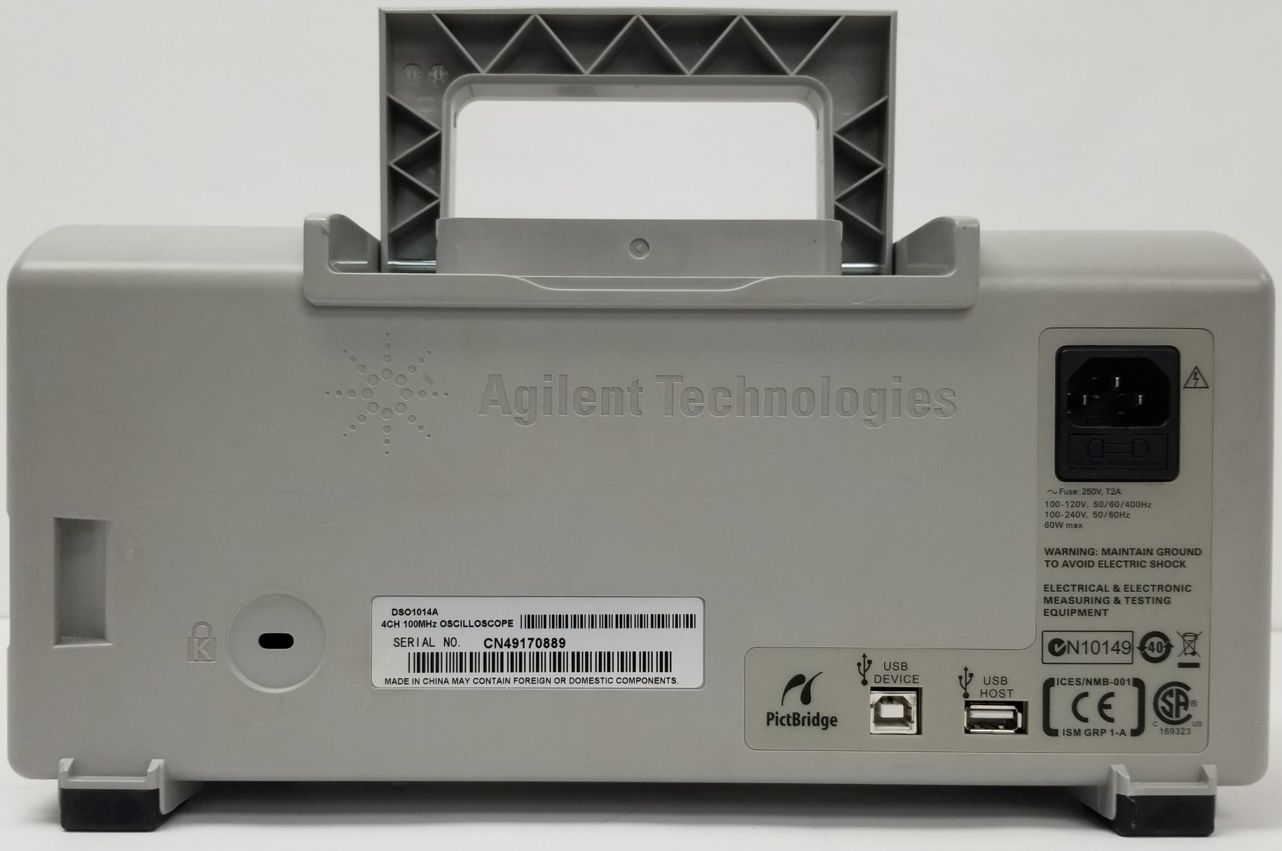 Agilent DSO1014A 4 Channel 100MHz Digital Storage Oscilloscope for ...