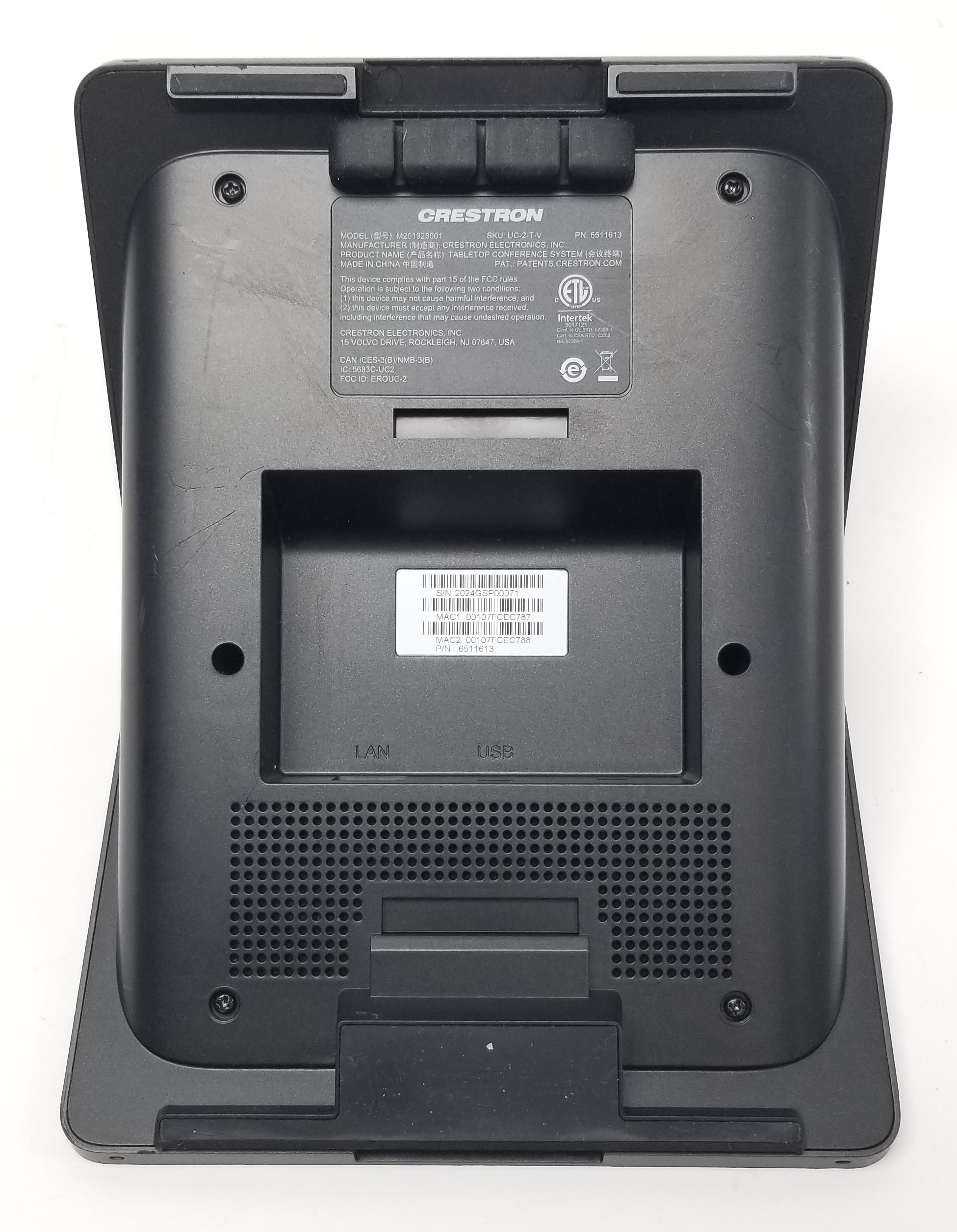 Crestron M201928001 UC-2-T-V Tabletop Conference System