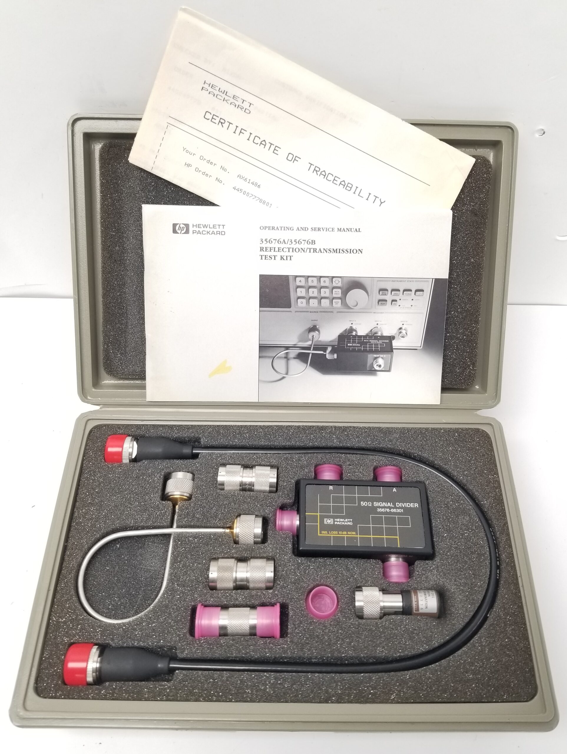 Hewlett Packard 35676A Reflection/Transmission Test Kit